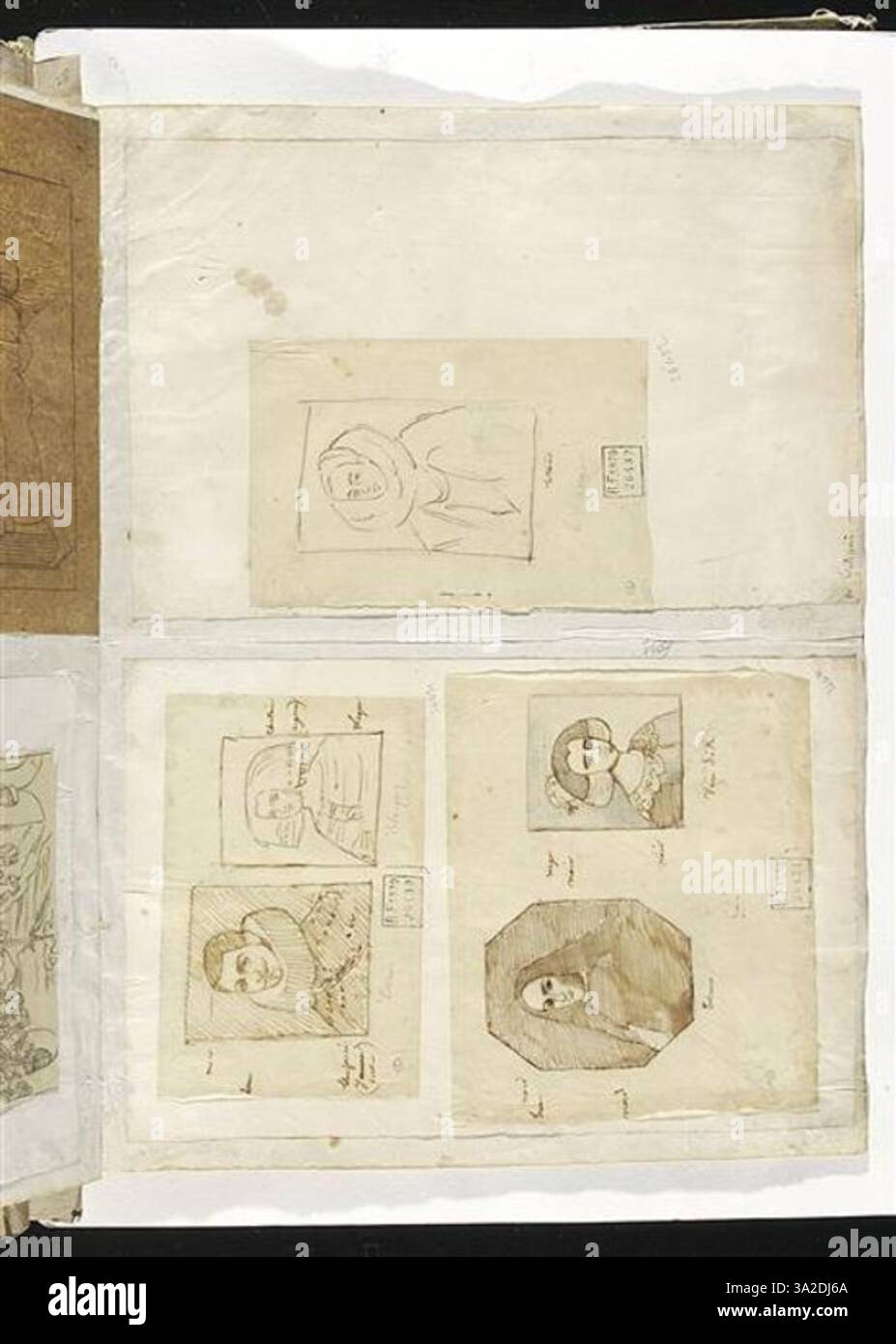 Chassériau’s portrait of a man in bust form captures the figure’s ...