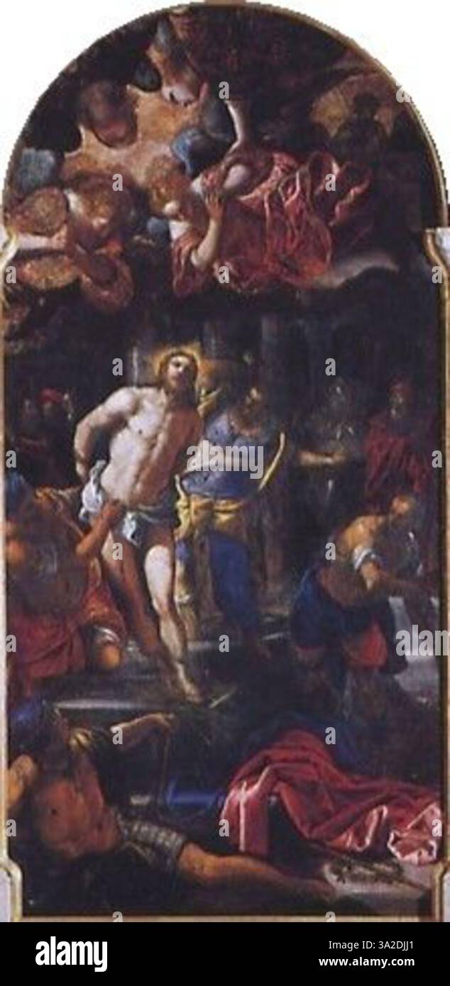 This piece, titled 'La Flagellation,' depicts Christ’s suffering in a ...