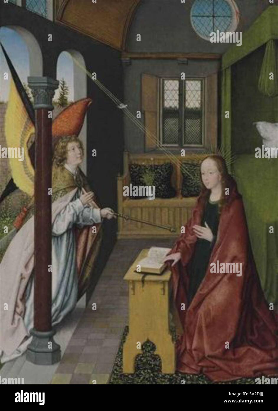 Jan Provoost's 'Annunciation,' created in the early 16th century ...