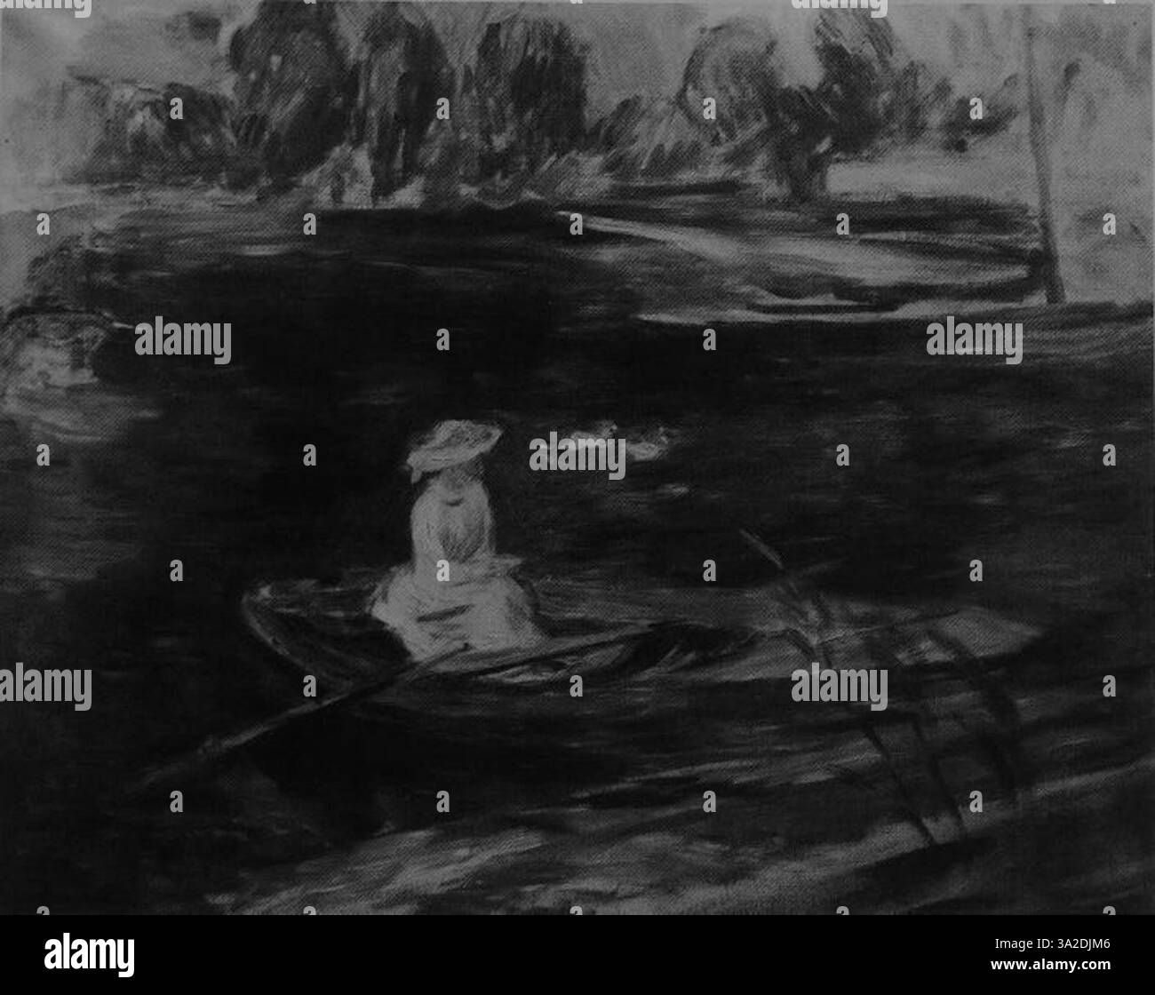 'Renoir 951' portrays figures in an outdoor space, bathed in warm ...