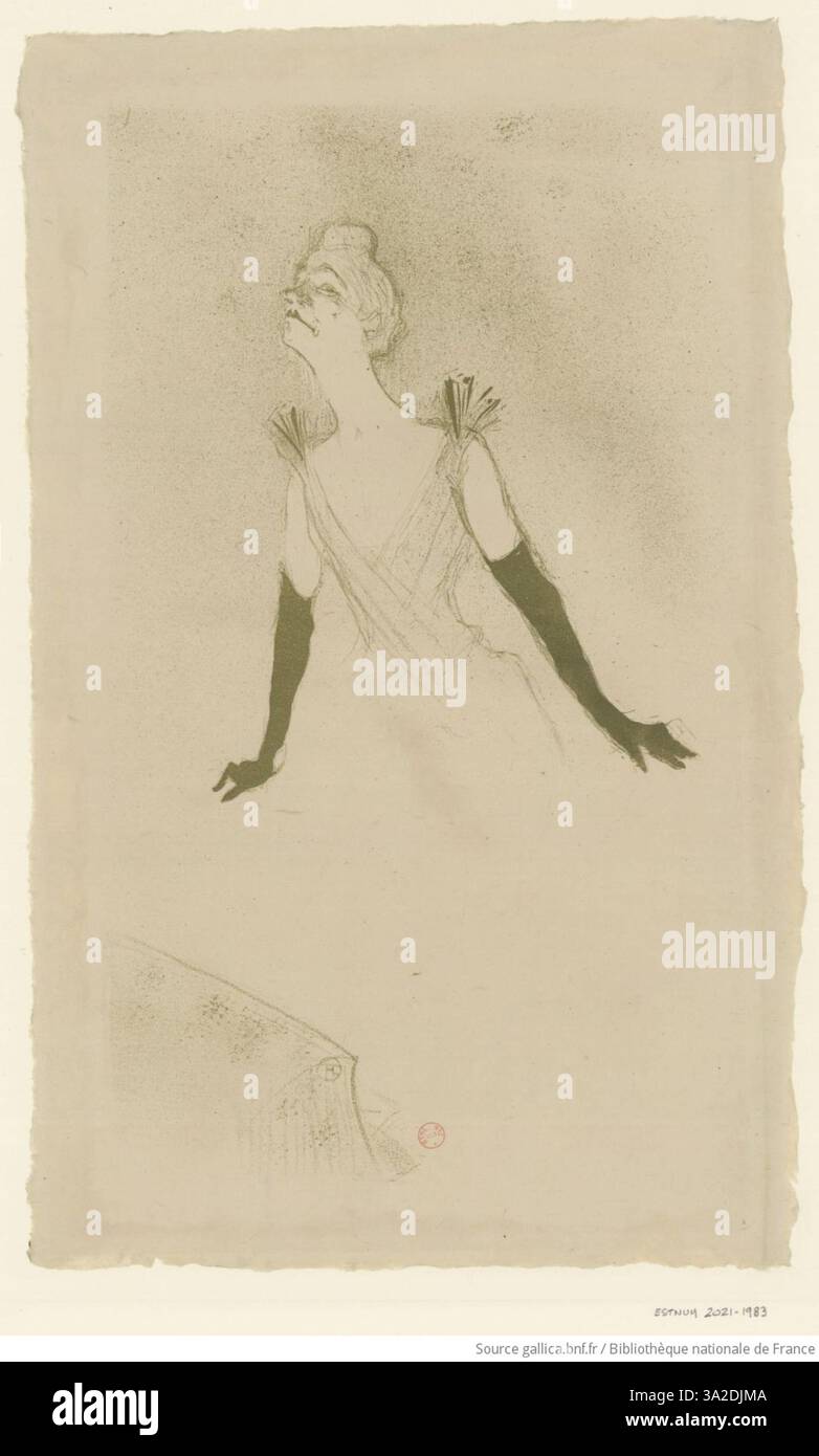 Henri de Toulouse-Lautrec’s portrait of Yvette Guilbert captures the ...