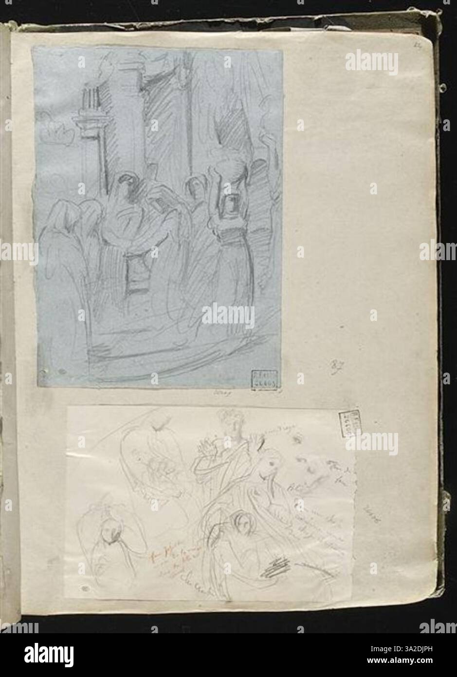 This study depicts a group of Italian peasant women at a fountain. The ...