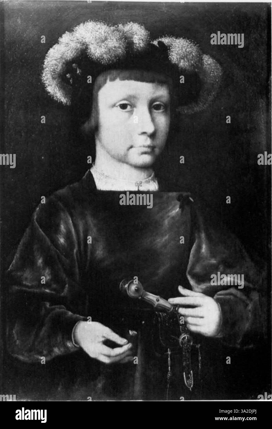 This work by Joos van Cleve, Jan Provost, and Joachim Patenier features detailed religious ...