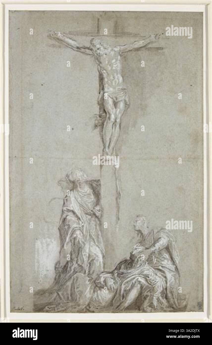 This painting by Paolo Veronese, 'Christ on the Cross,' portrays Christ crucified, embodying the ...