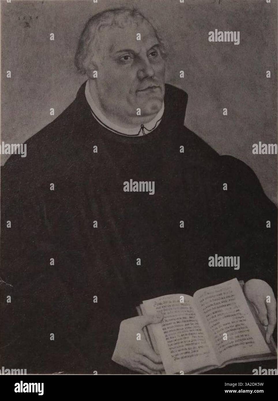 This 16th-century portrait by Lucas Cranach the Elder depicts a noble or religious figure, with ...