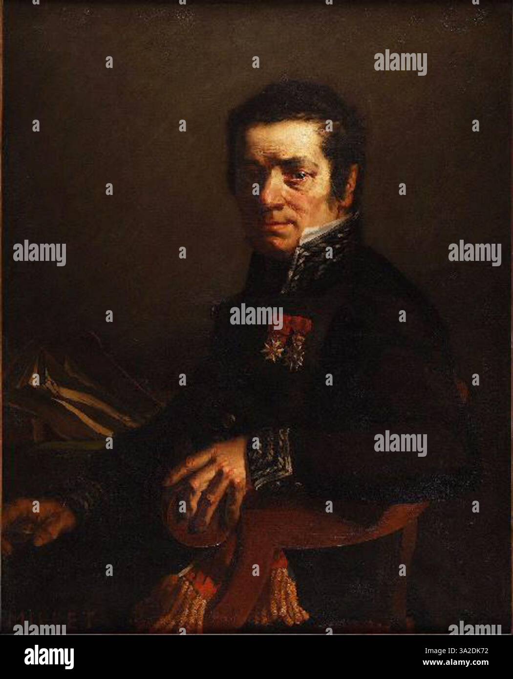 This portrait of Paul Javain, mayor of Cherbourg, captures the subject ...