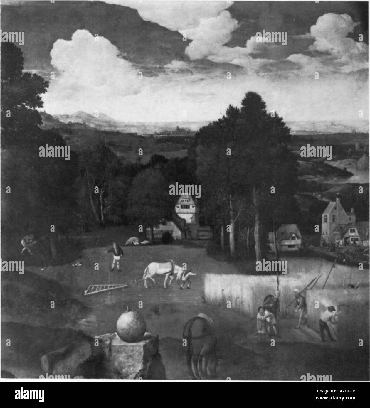 Joos van Cleve, Jan Provost, and Joachim Patenier depict a sacred subject within a meticulously ...