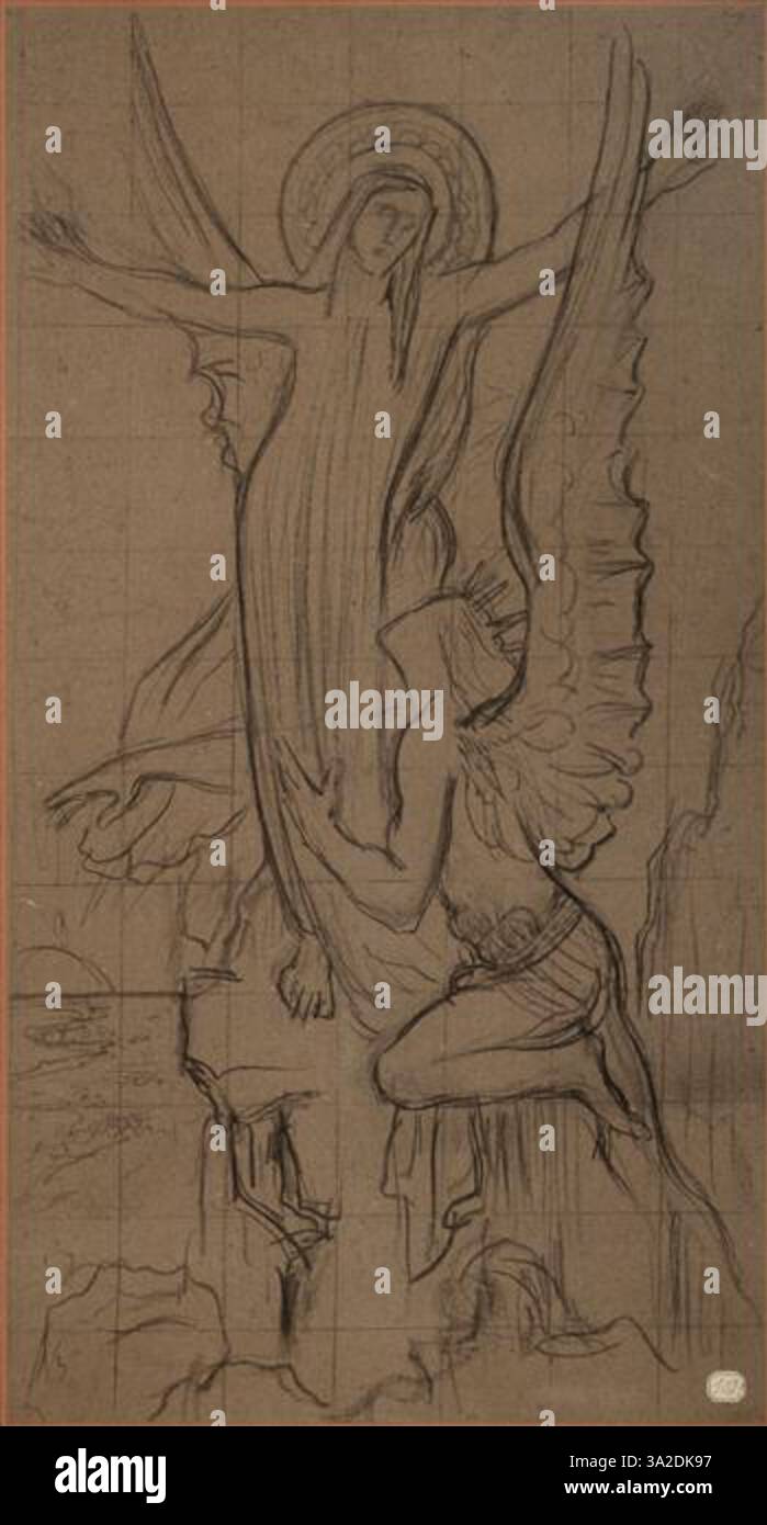 In this study, Gustave Moreau captures the moment of Christ's ...