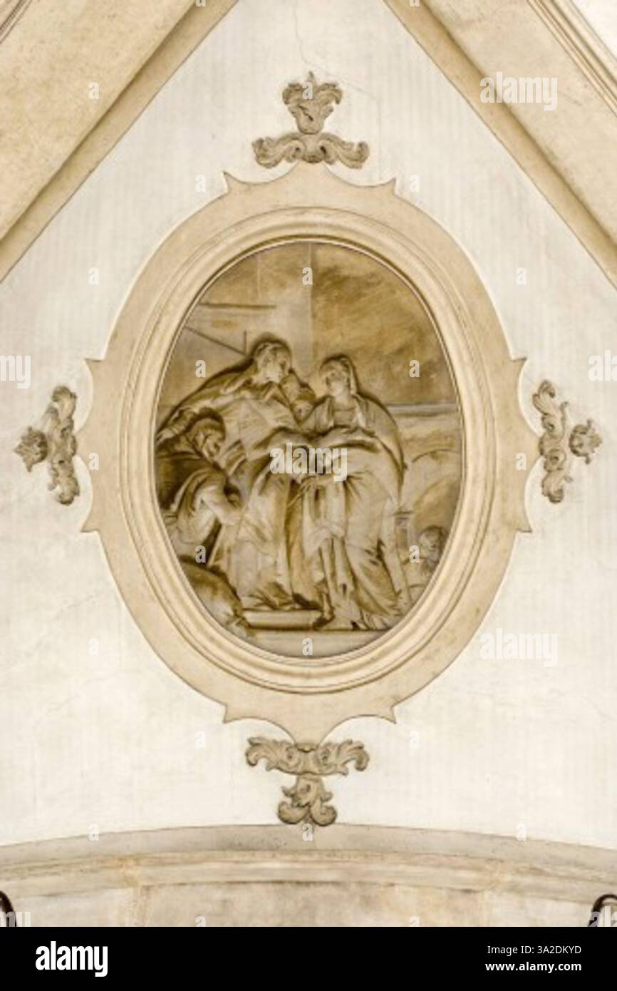 In 'Visitazione,' Tiepolo captures the moment when the Virgin Mary ...