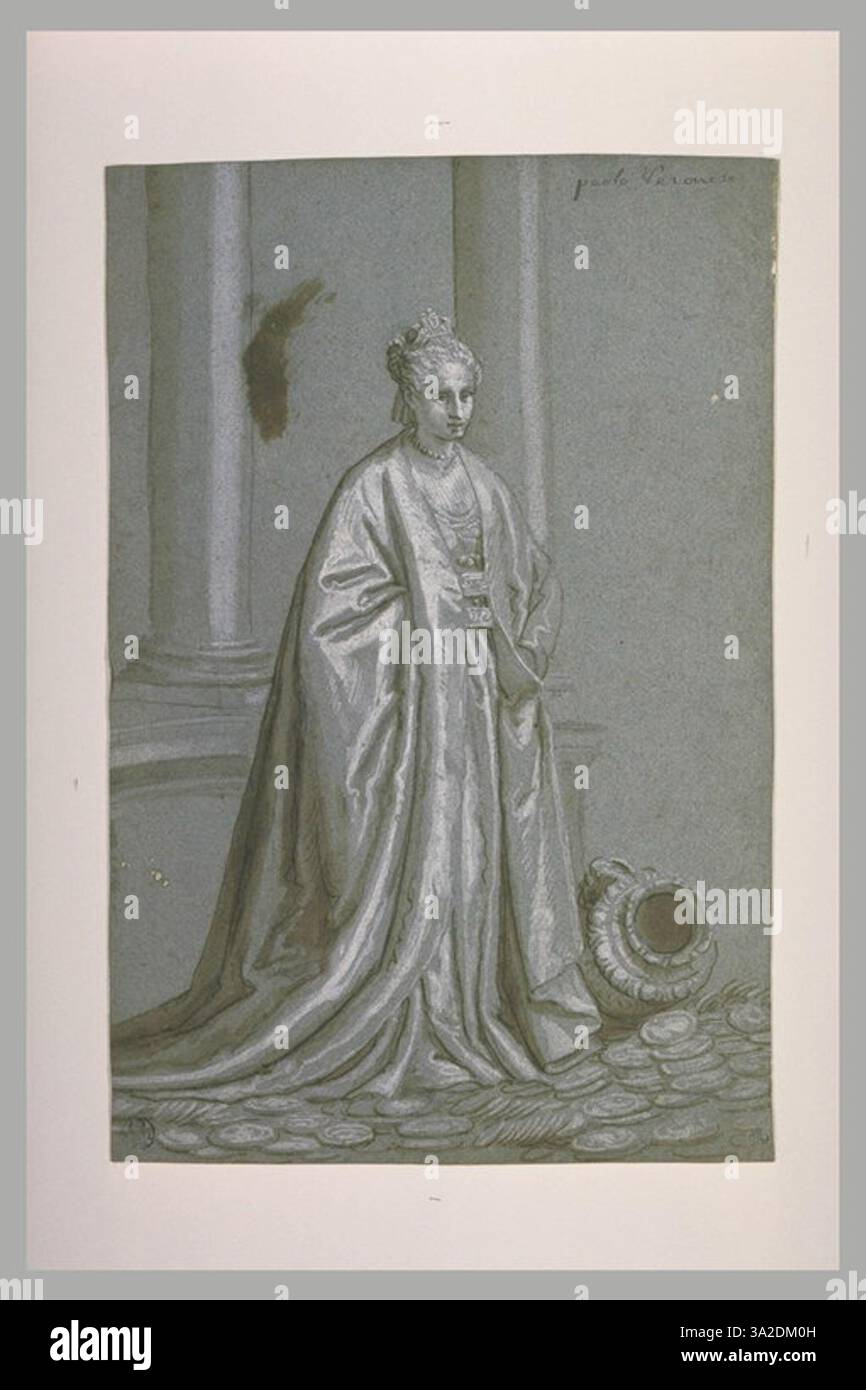 This painting by Benedetto Caliari, titled 'Allegory of Wealth ...