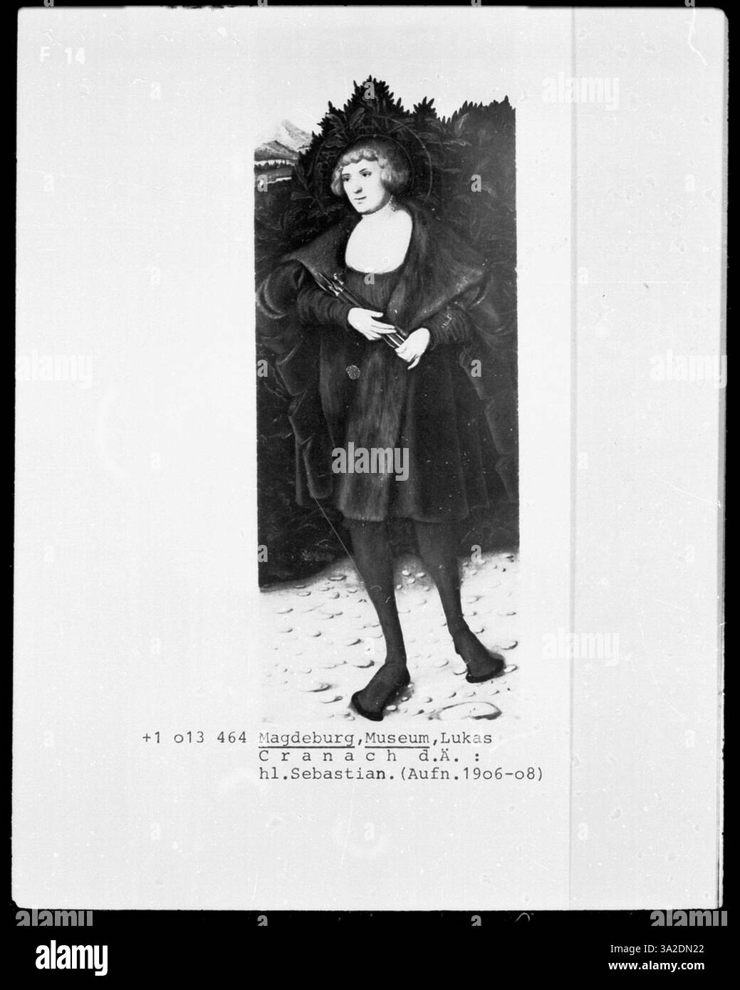 This painting by Lucas Cranach the Elder portrays St. Sebastian, the ...