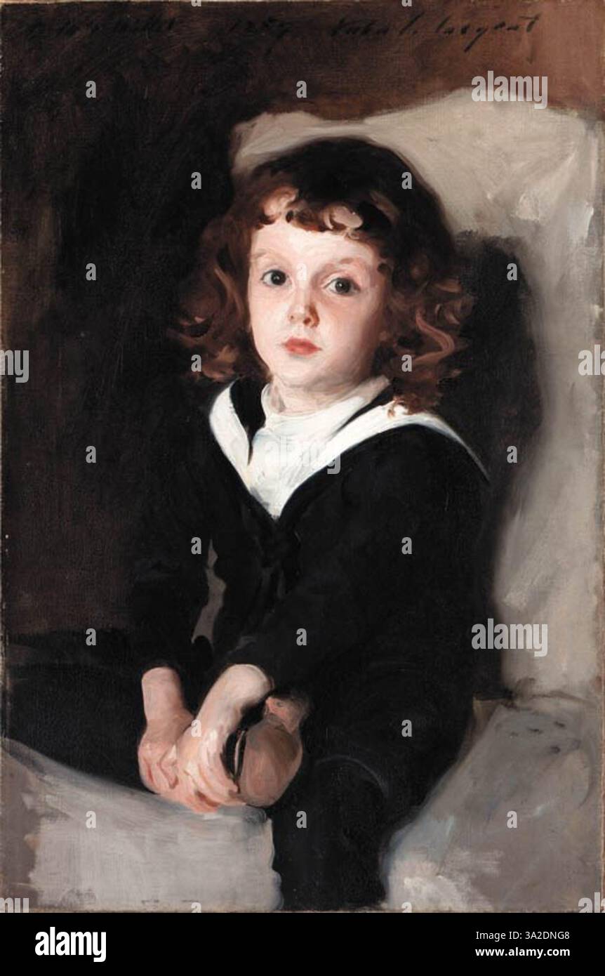 This portrait of Laurence Millet by Sargent captures the subject in a ...