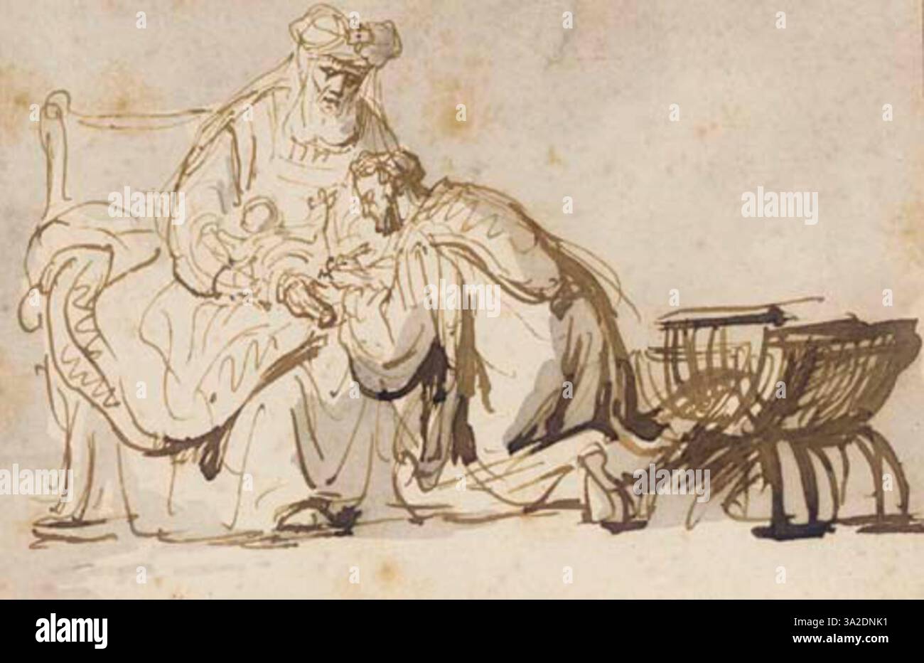 La Circoncision by Gerbrand van den Eeckhout depicts the biblical scene ...