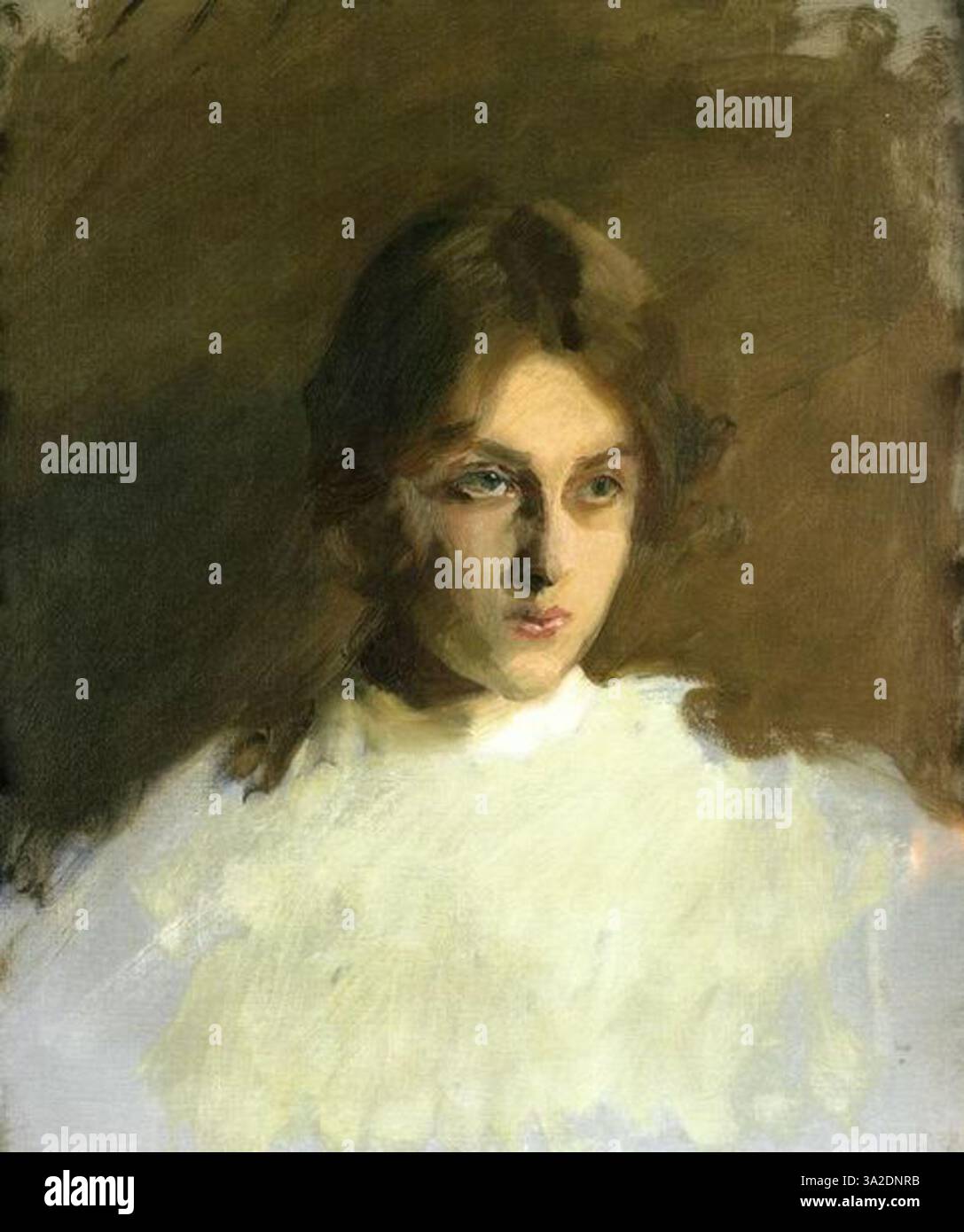 Sargent’s portrait captures the subject’s aristocratic grace, utilizing ...