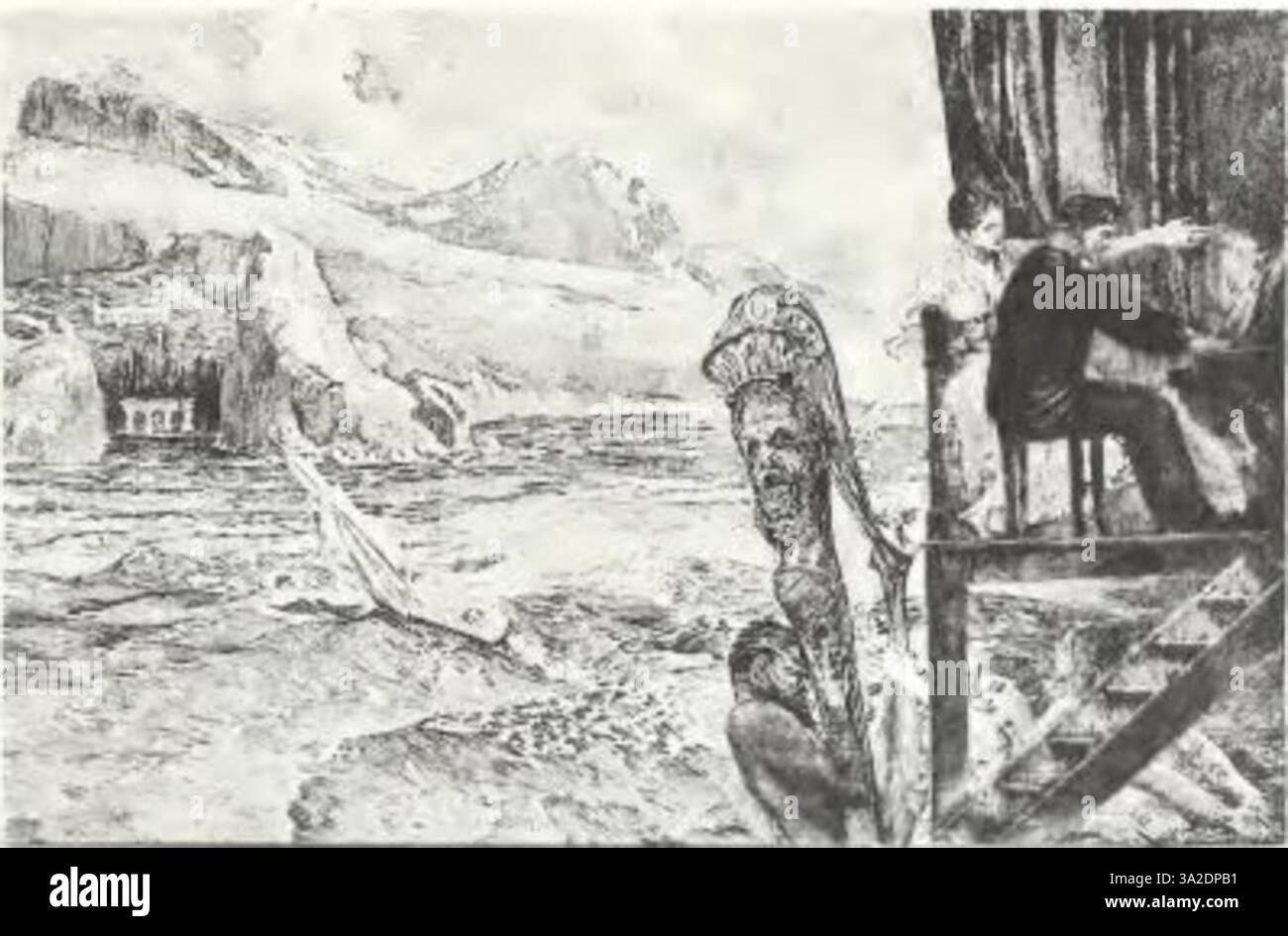 Max Klinger's 'Singer' (183) depicts a female figure with an expression ...