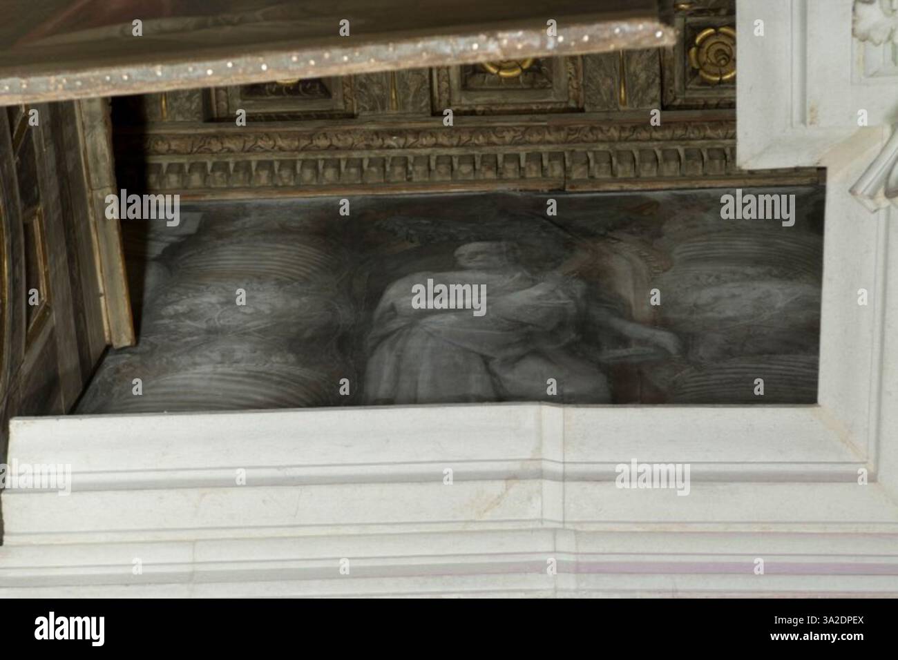 This painting portrays a female figure holding a lyre, a symbol of ...