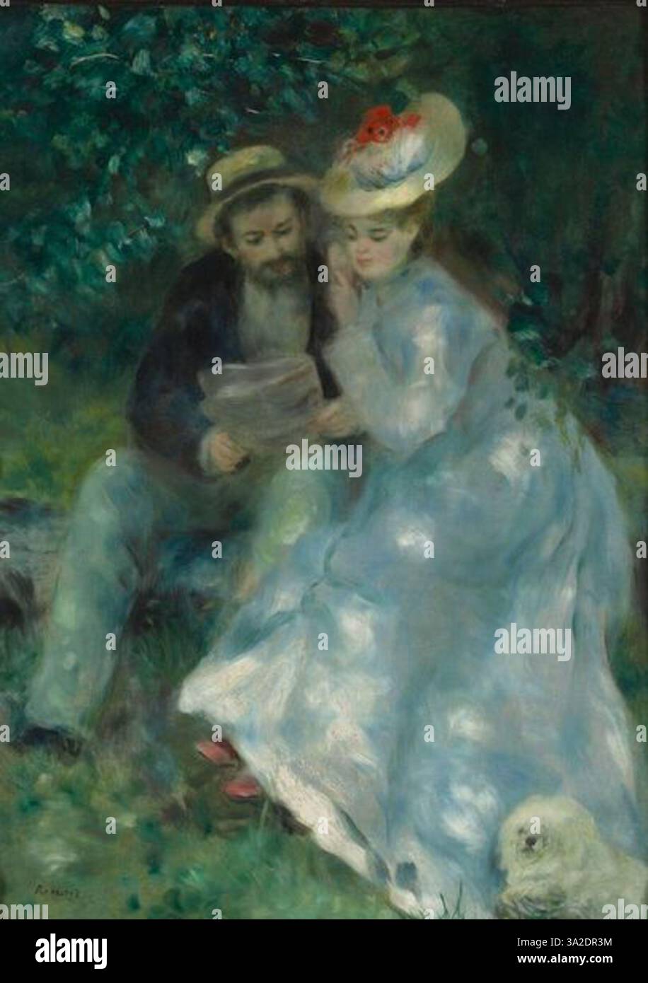 Renoir 266 showcases a lively social gathering, where figures are ...