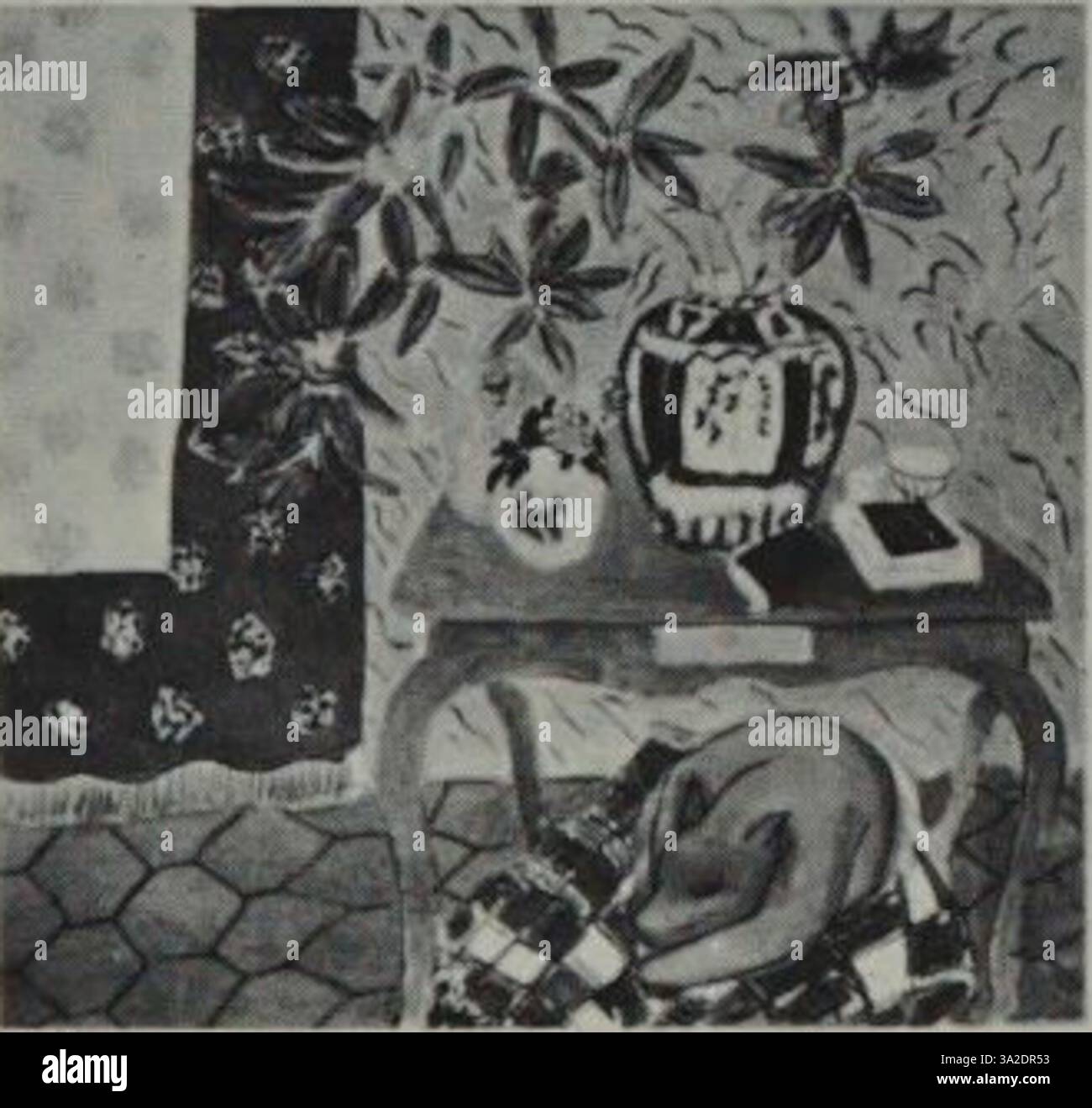 Matisse’s 468 artwork combines abstract forms and bold colors to create ...