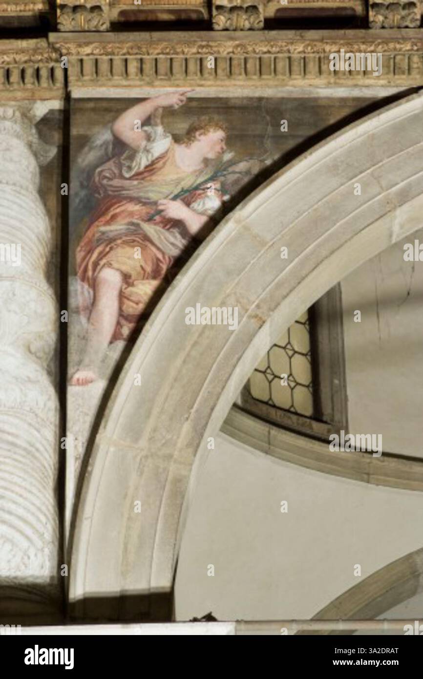 Arcangelo Gabriele by Paolo Veronese depicts the Archangel Gabriel ...