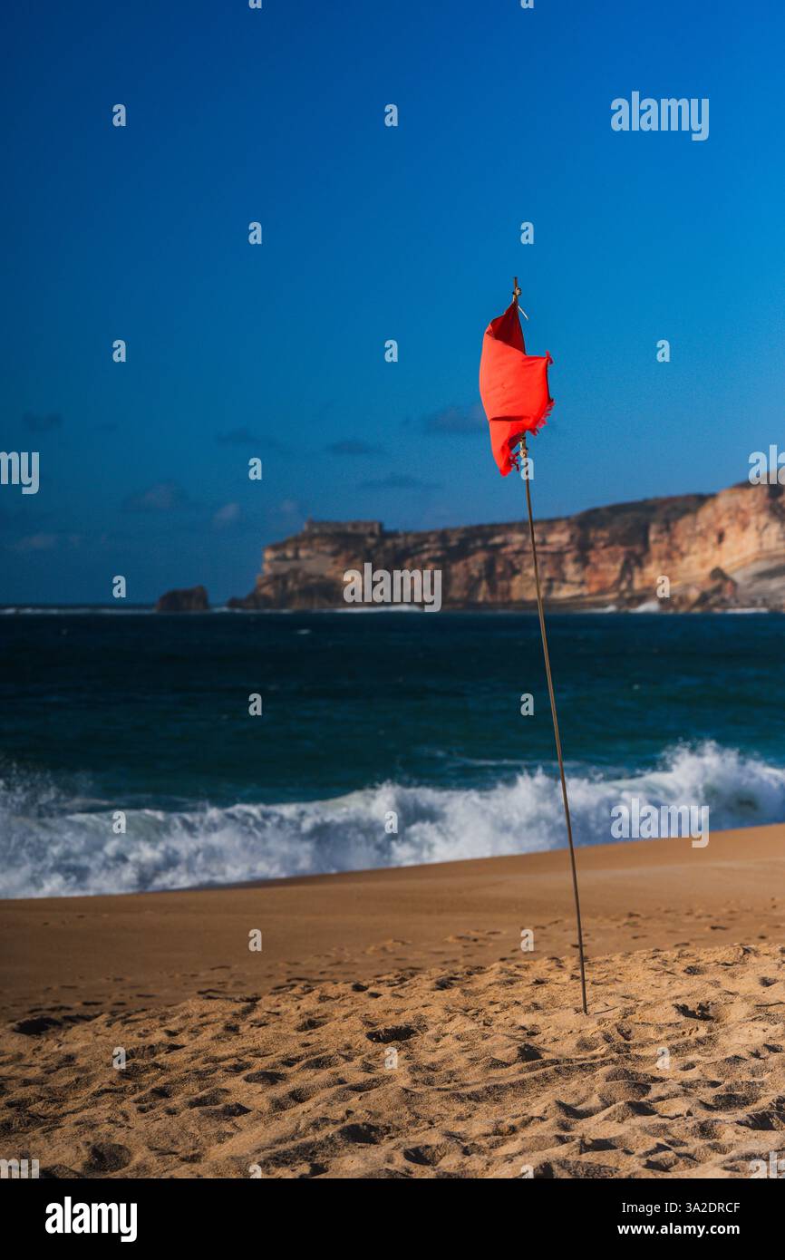 Red flags flag protection hi-res stock photography and images - Alamy