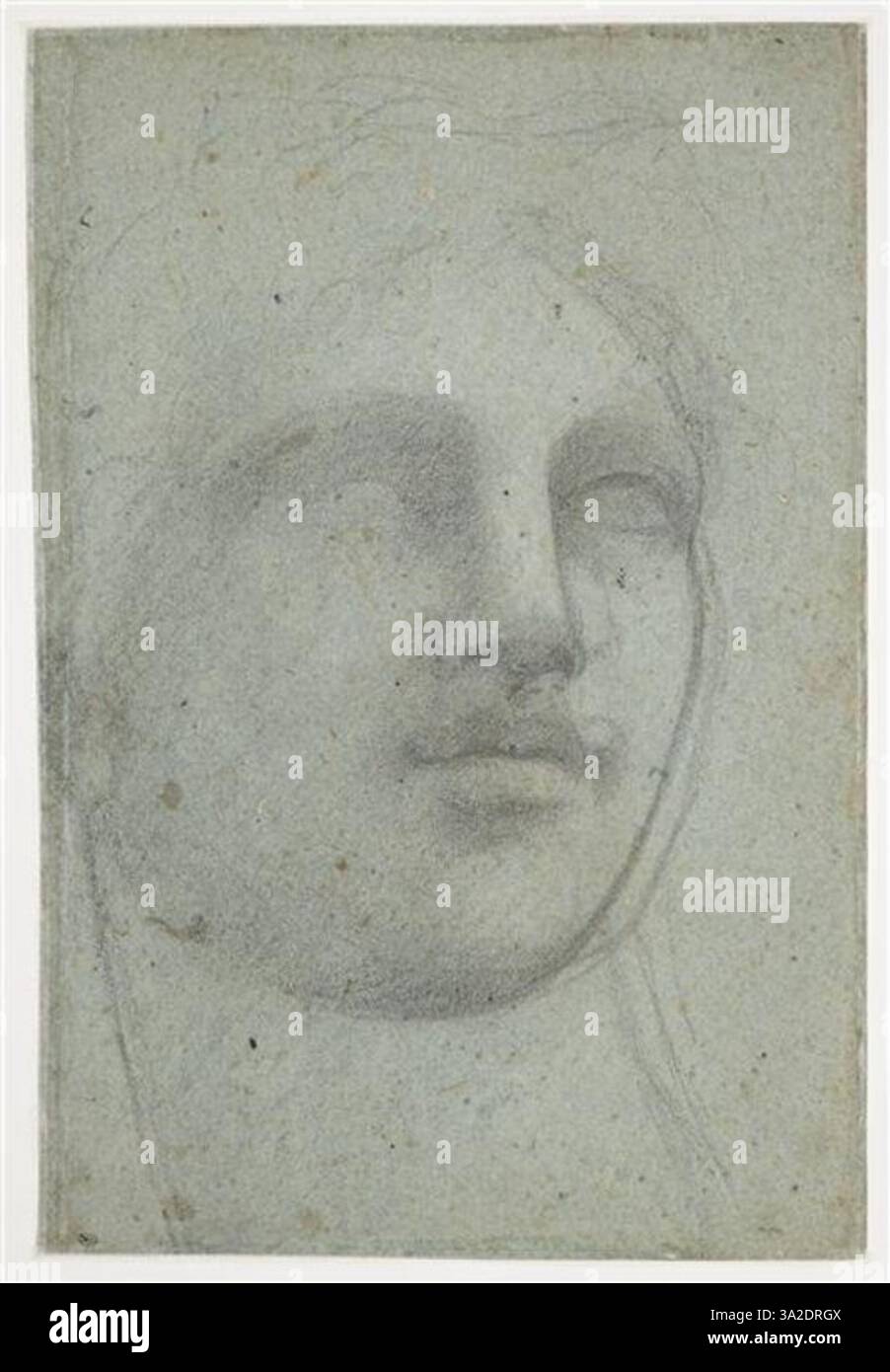 Annibale Carracci’s 'Tête de femme' depicts a woman’s face facing ...