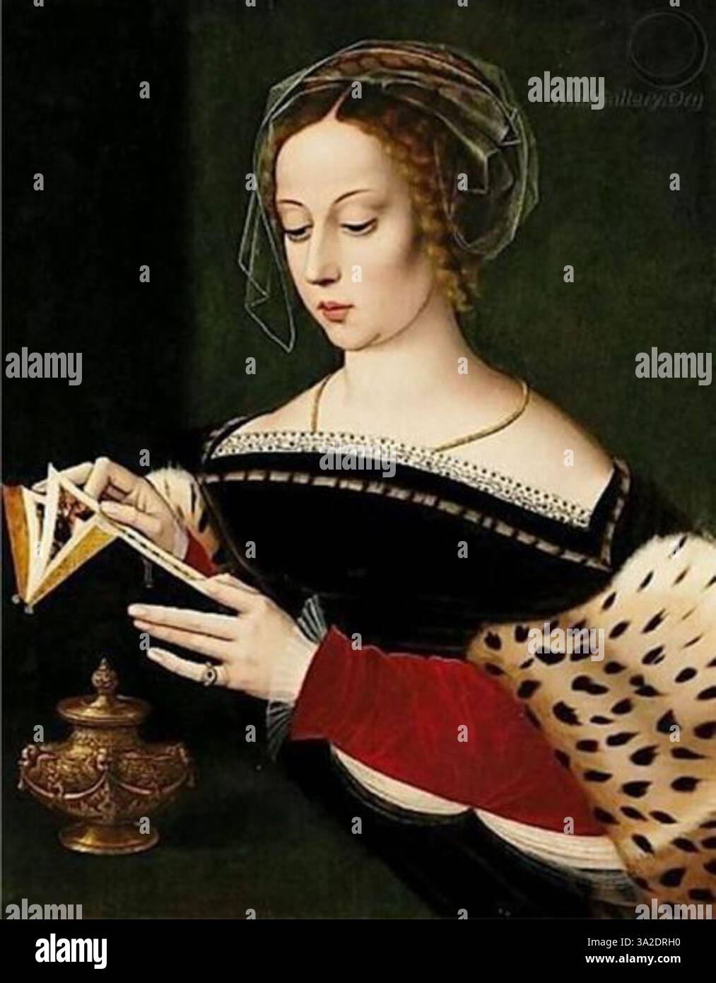 This painting by Ambrosius Benson from the 16th century depicts Mary ...