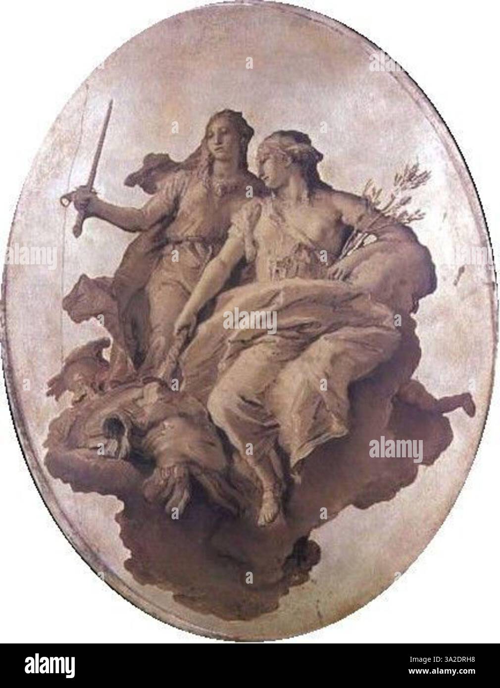 'Paix et Justice' by Giovanni Battista Tiepolo represents the ...
