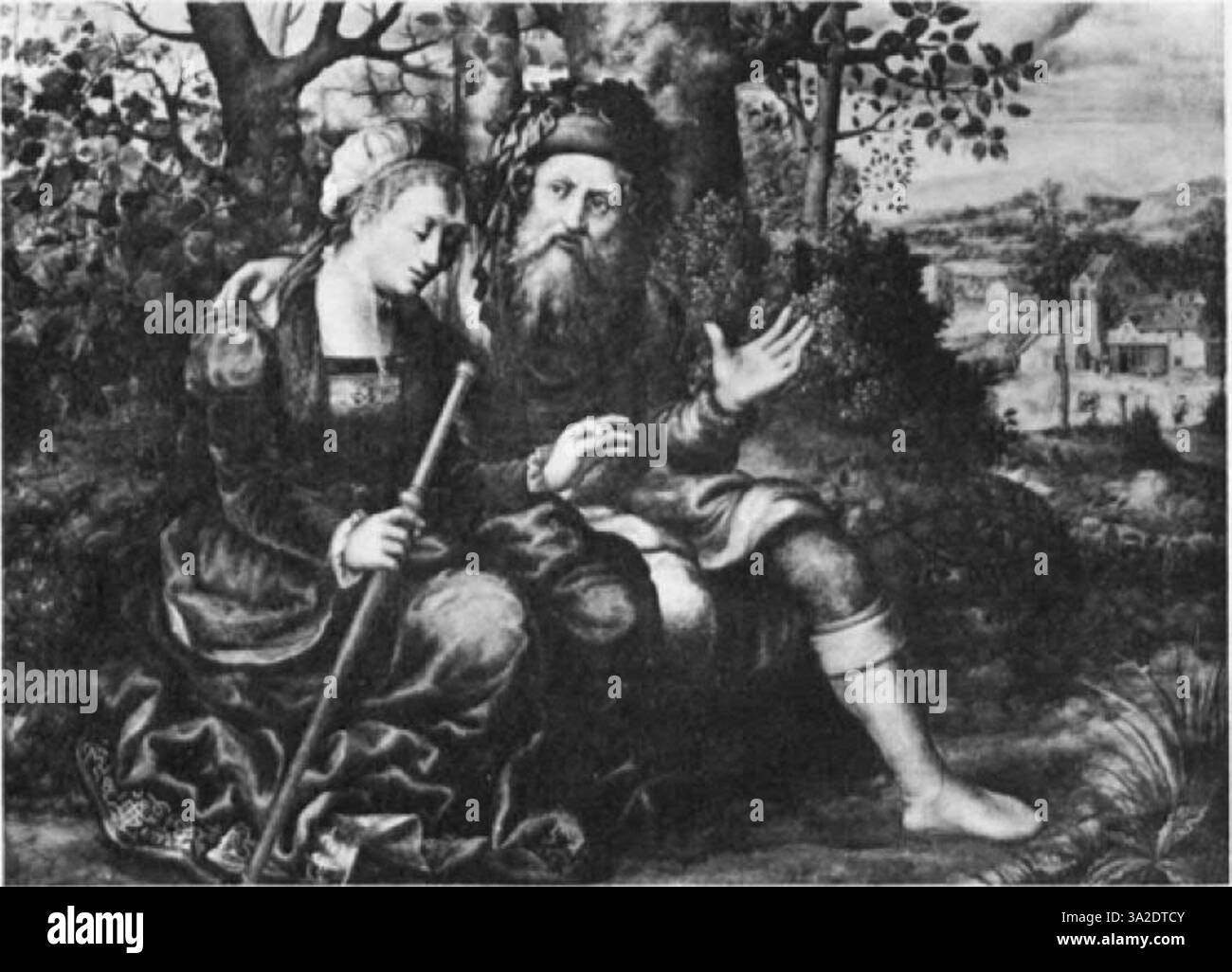 This work by Jan van Scorel and Pieter Coeck van Aelst highlights the meticulous attention to ...