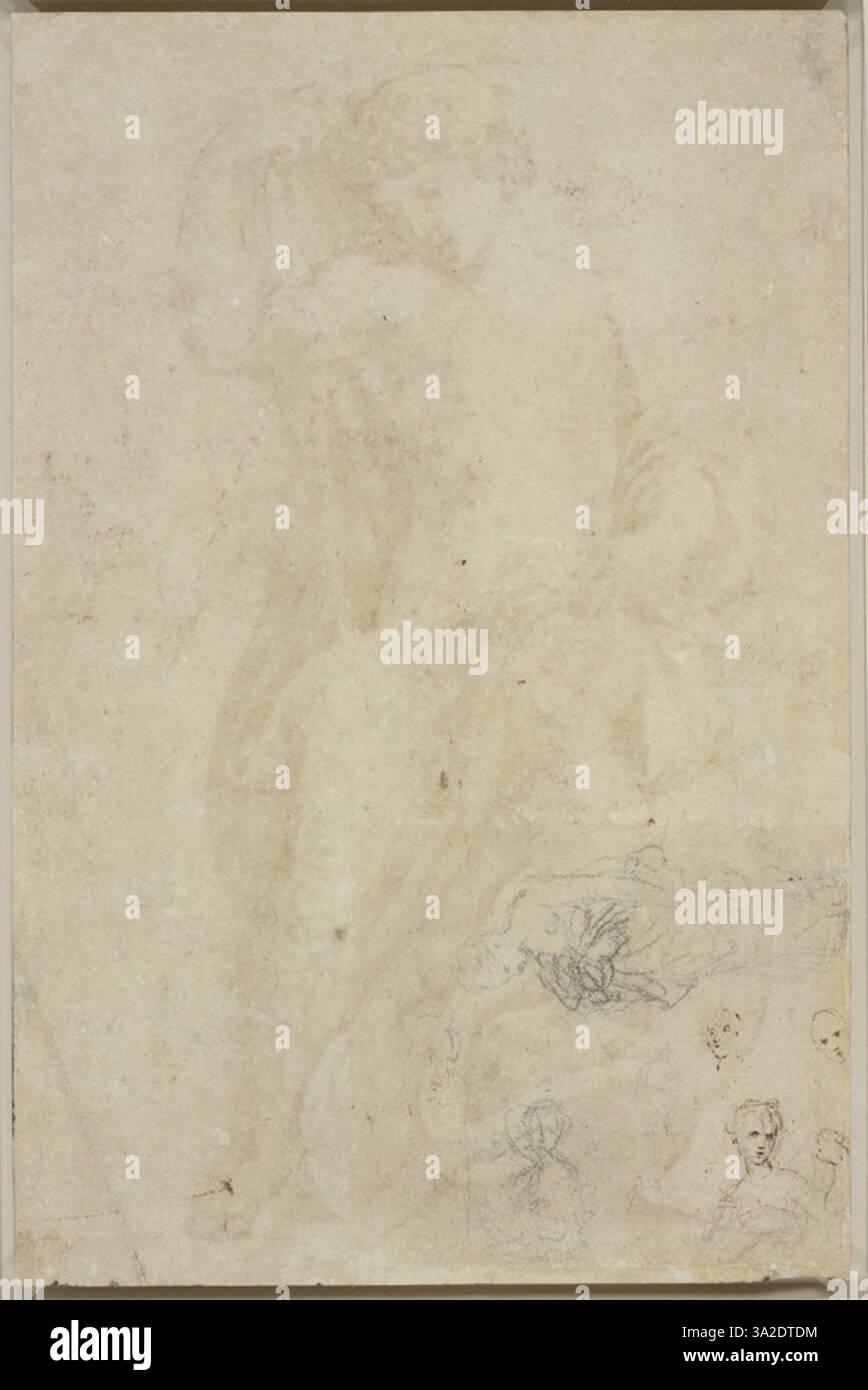 Attributed to Giovanni Francesco Penni, this piece depicts the biblical ...