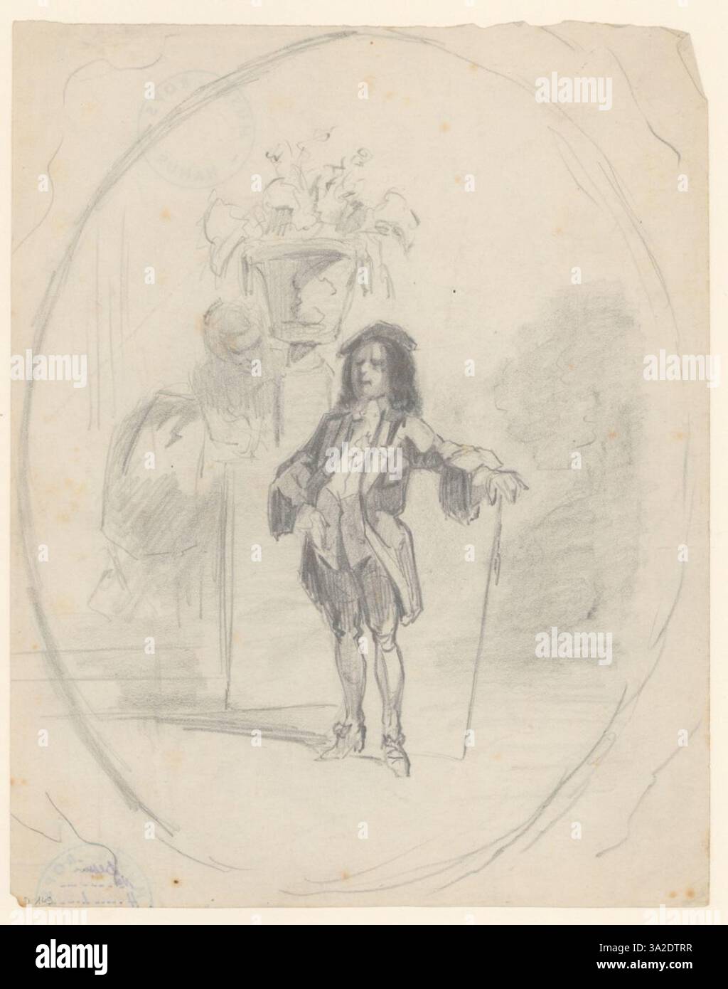 This study of characters by Rops captures figures engaged in various ...