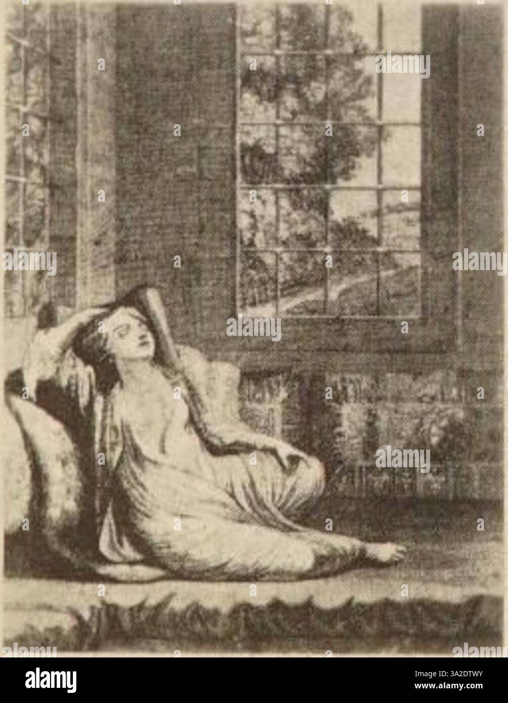 This work by Ingres exemplifies his neoclassical style, focusing on ...