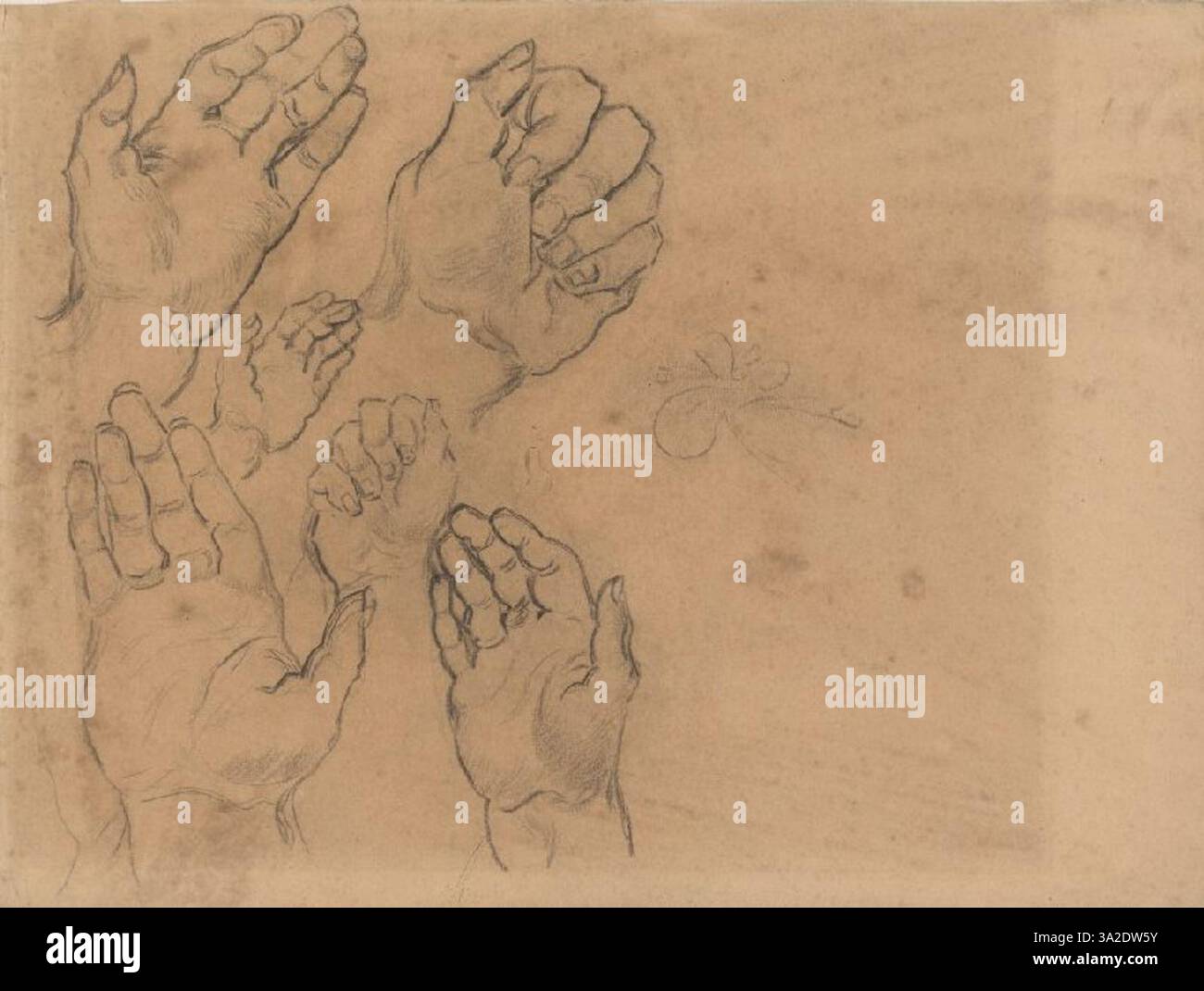 This Vincent van Gogh painting demonstrates his hallmark technique of ...