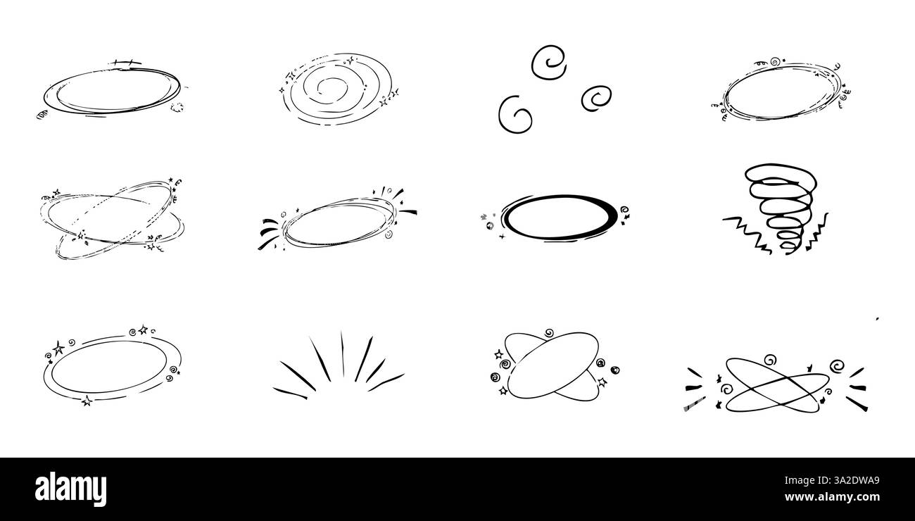 Crazy emoticon face comic animation Black and White Stock Photos ...