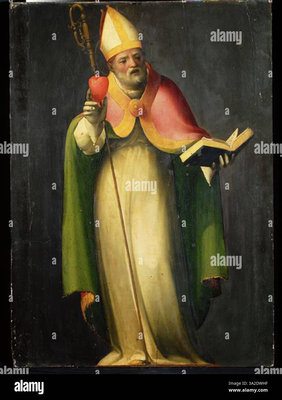 'Saint Ignatius of Antioch' presents the saint in a dramatic pose ...