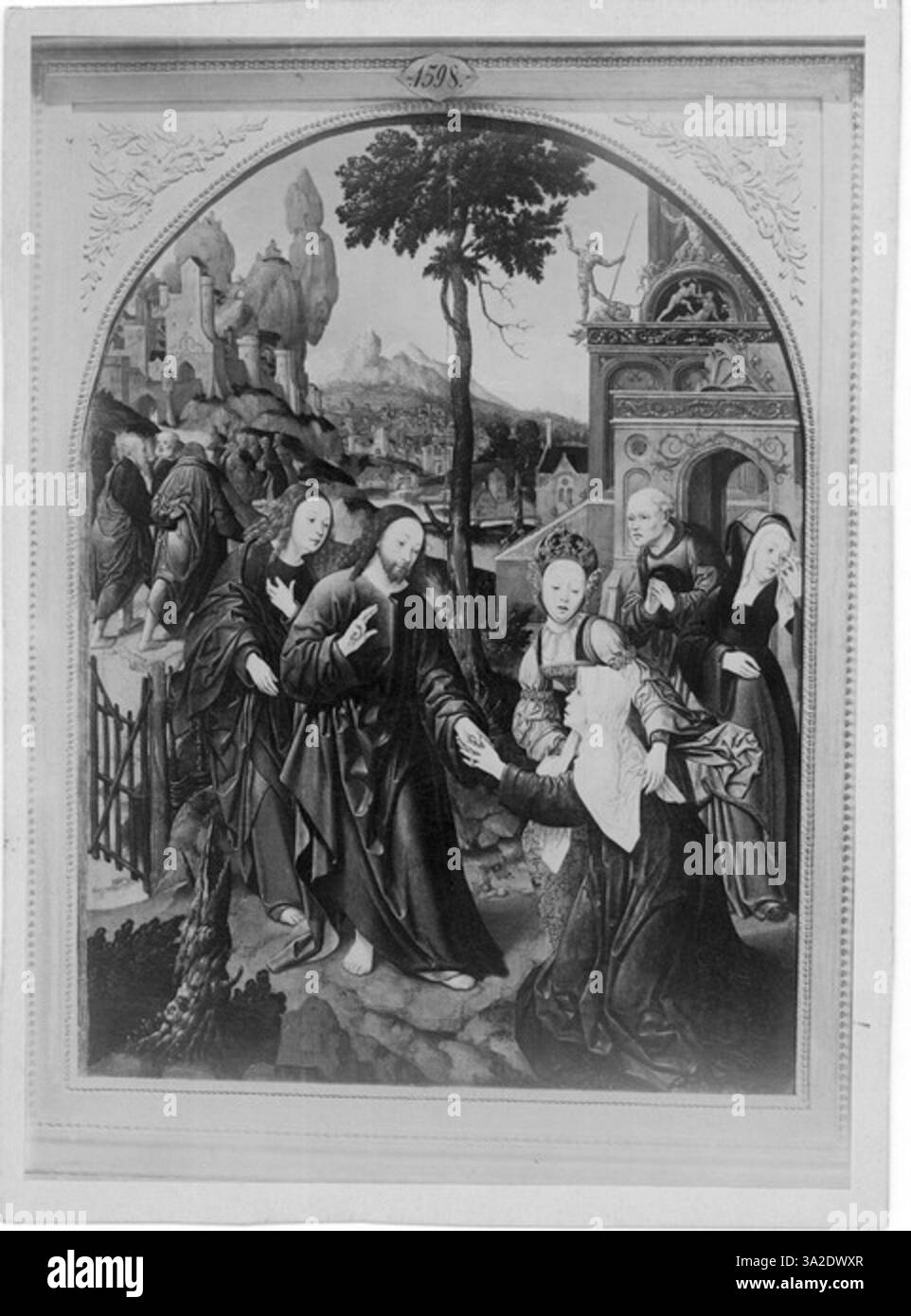 This 16th-century painting by Jacob Cornelisz van Oostsanen shows Christ bidding farewell to his ...