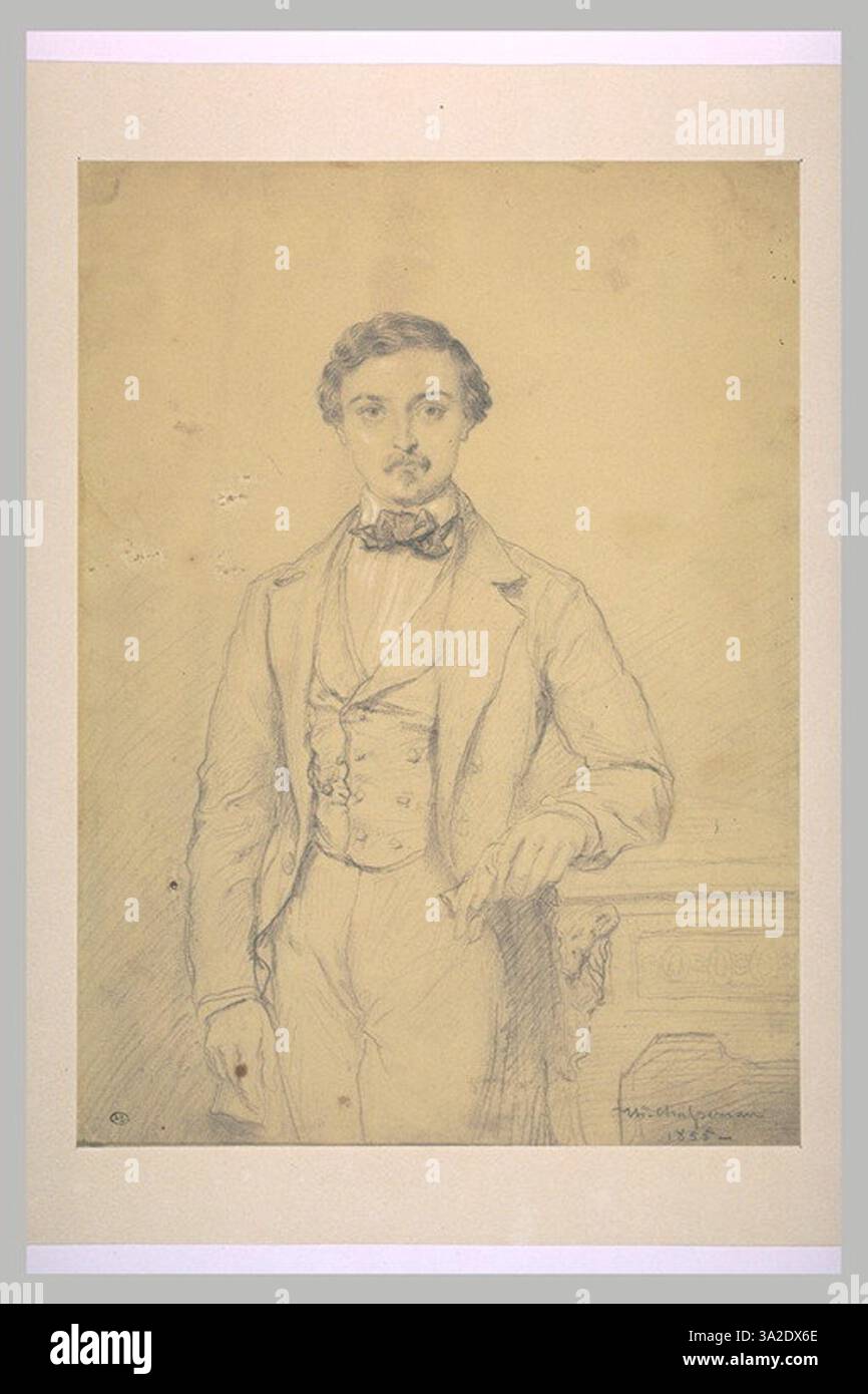 'Portrait de jeune homme' is a depiction of a young man, emphasizing ...