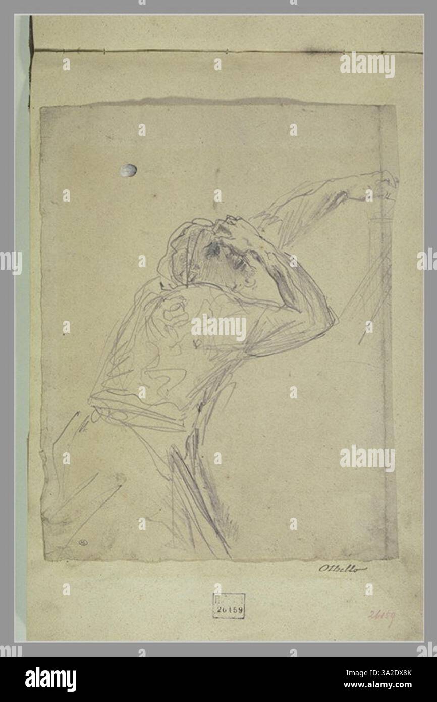 This work depicts Othello in a moment of anguish, a key scene from ...