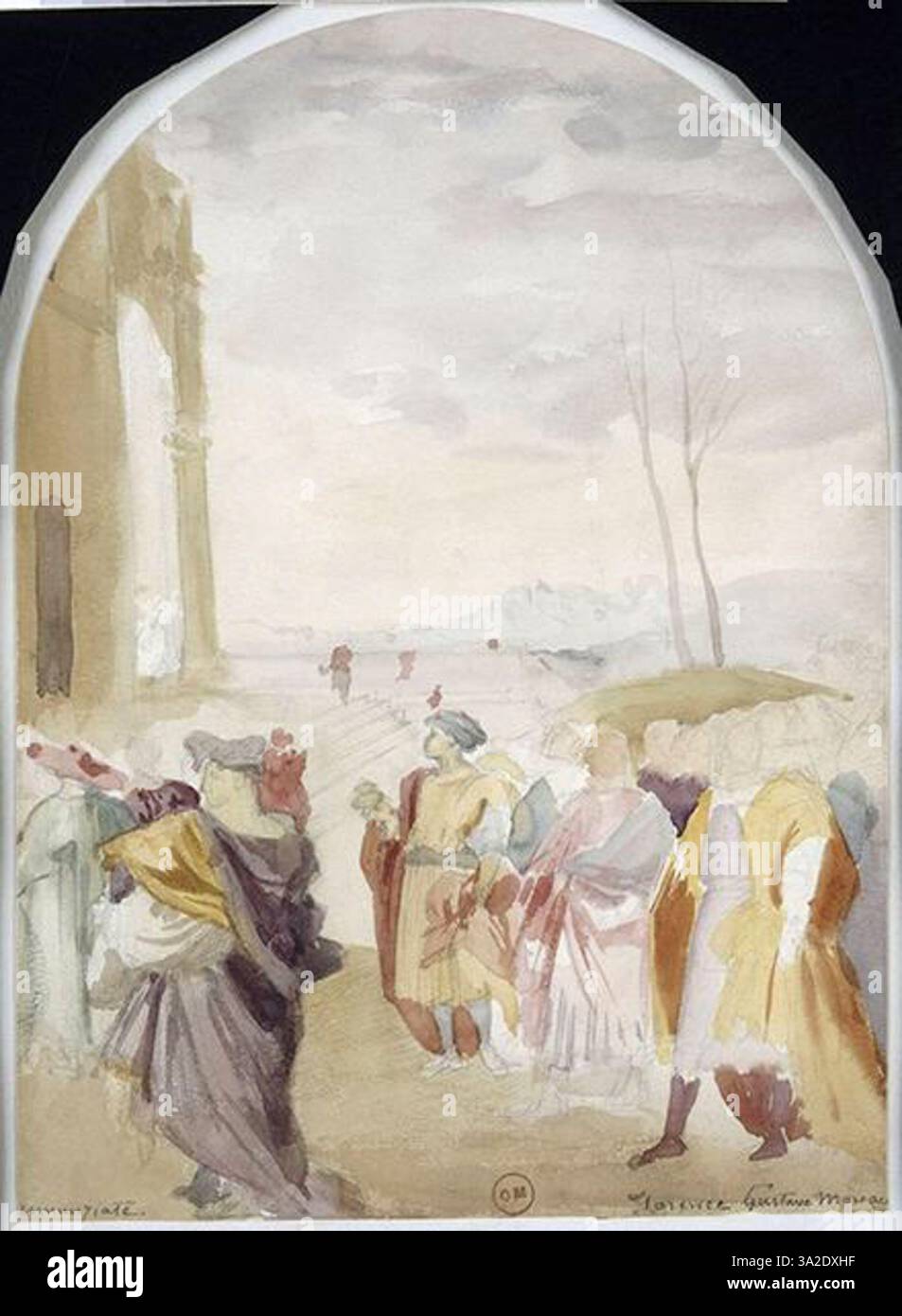 This artwork by Gustave Moreau illustrates the biblical story of the ...