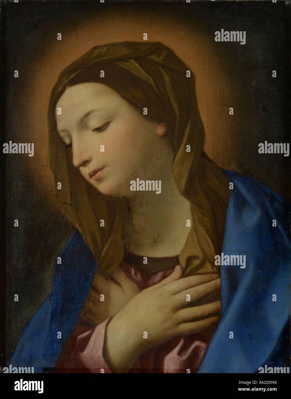 This depiction of the Virgin Mary at the moment of the Annunciation ...