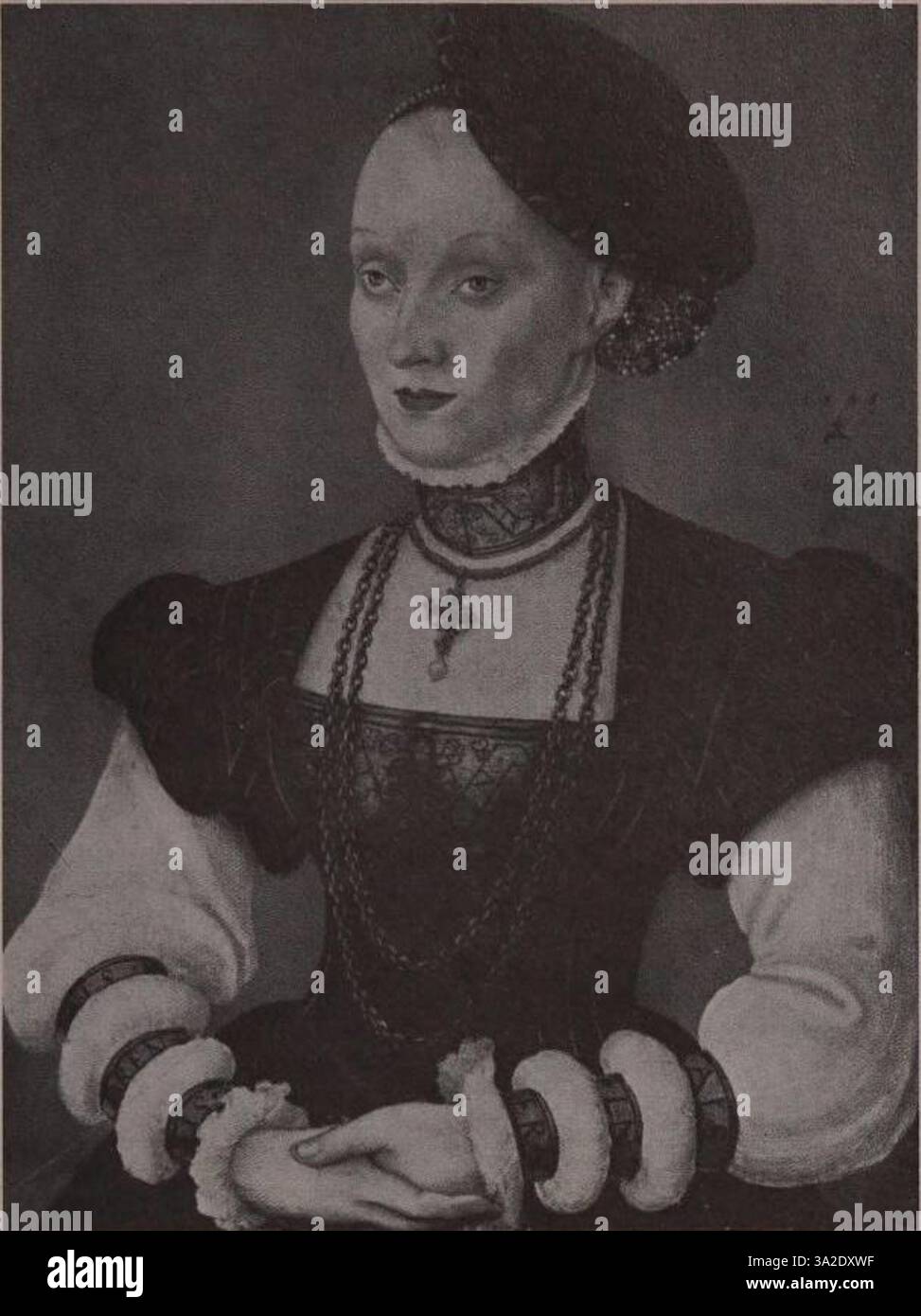 In this detailed 16th-century portrait, Lucas Cranach the Elder ...