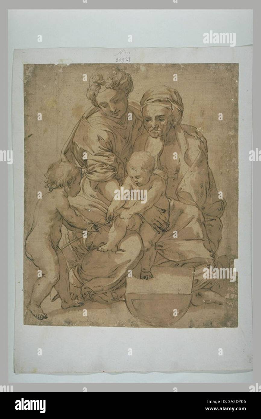 This copy of Raphael’s 'Virgin with Child, St. Elizabeth, and St. John ...