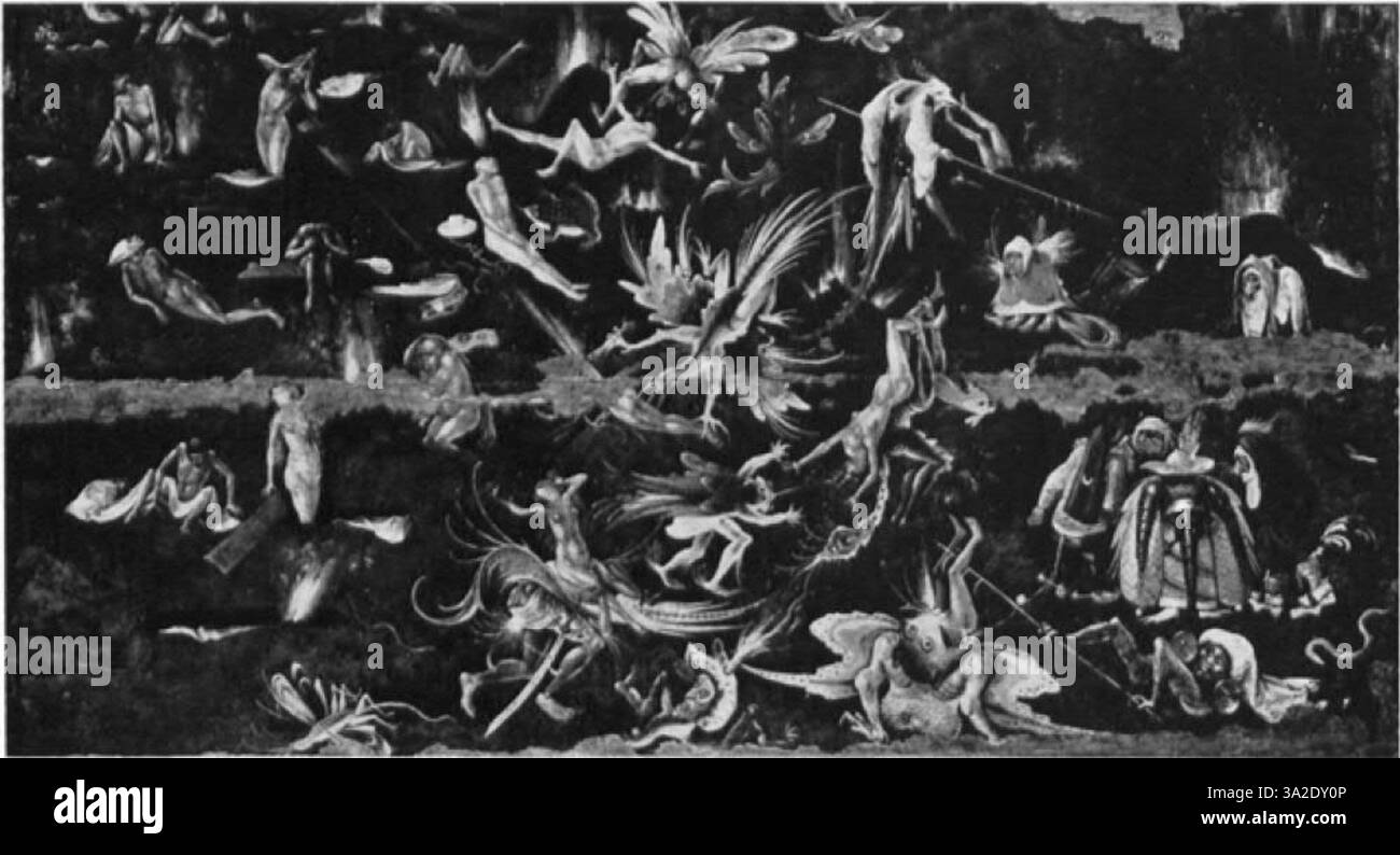 Geertgen tot Sint Jans' work, influenced by Bosch, depicts a detailed ...