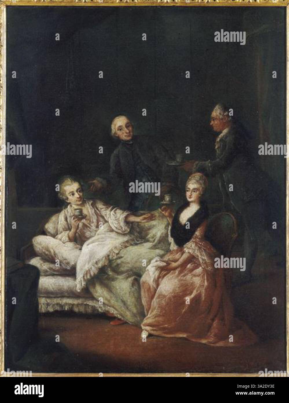 'La Visite à la Dame' by Pietro Longhi is an 18th-century Rococo ...