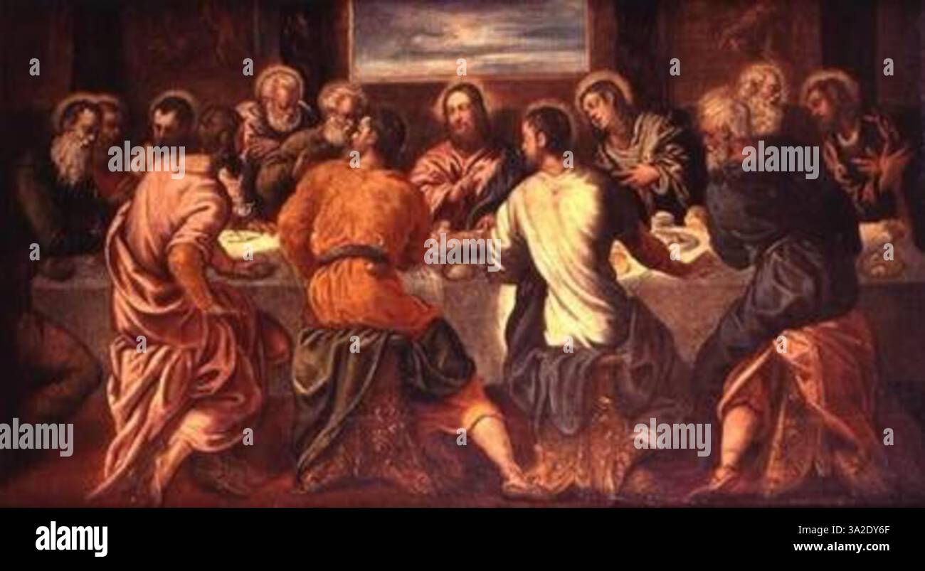 This work by Tintoretto highlights his skill in combining dramatic ...
