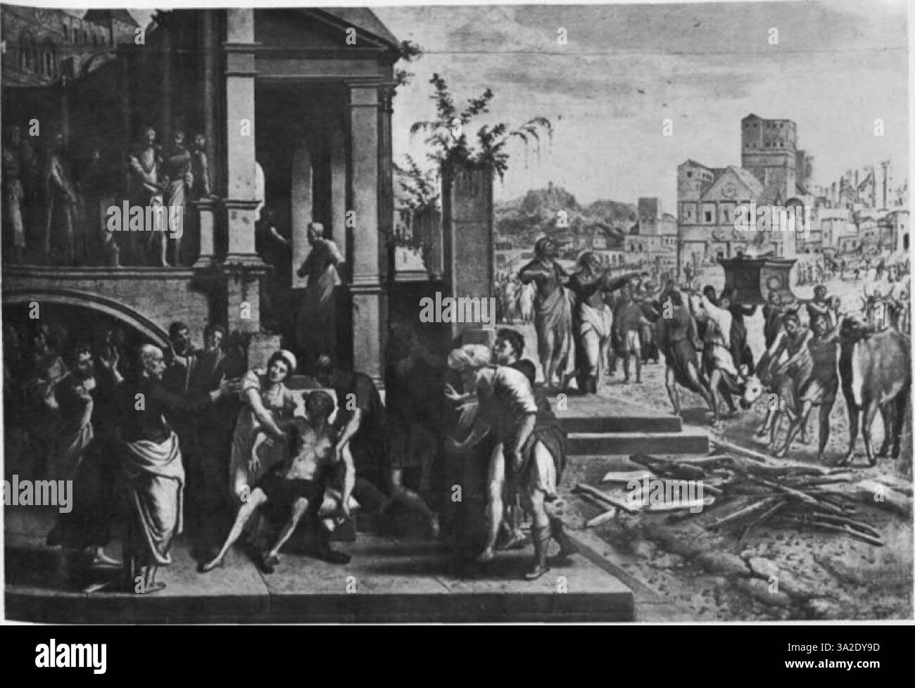 Jan van Scorel and Pieter Coeck van Aelst create a religious composition, emphasizing lifelike ...