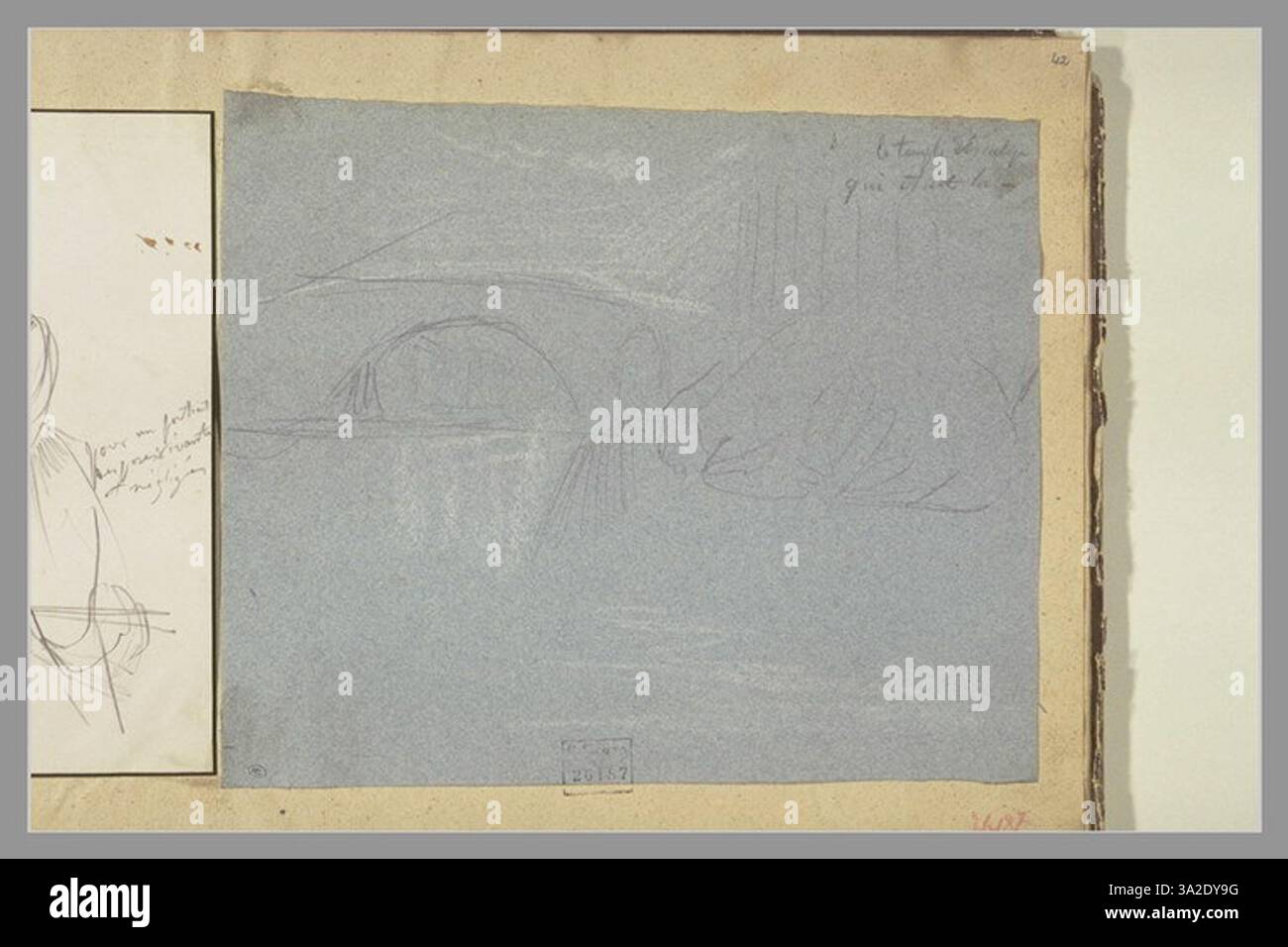 Chassériau’s painting presents a view of the Tiber River in Rome ...