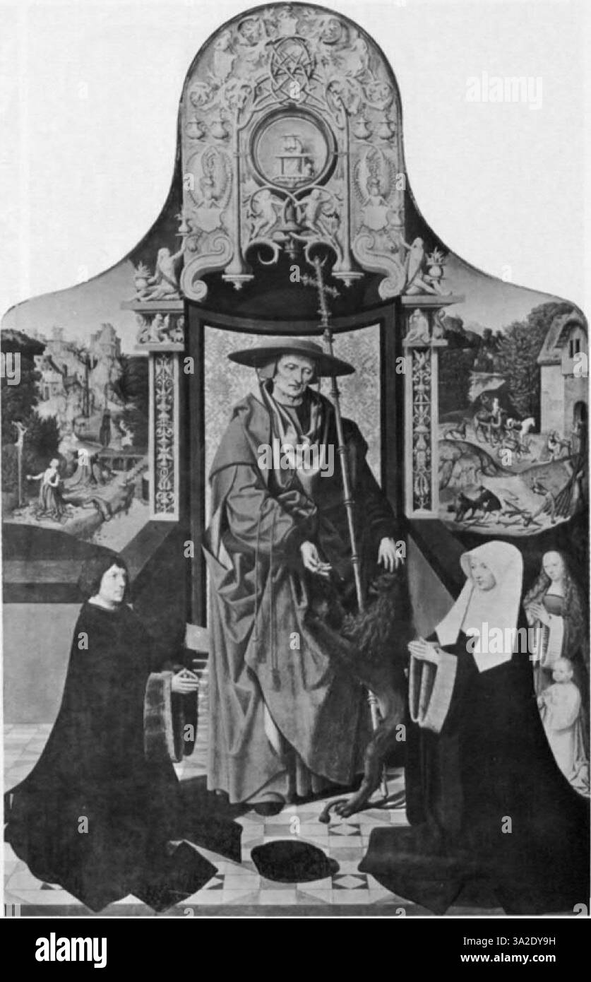 This artwork by van Scorel and Coeck van Aelst depicts a religious scene with careful attention ...