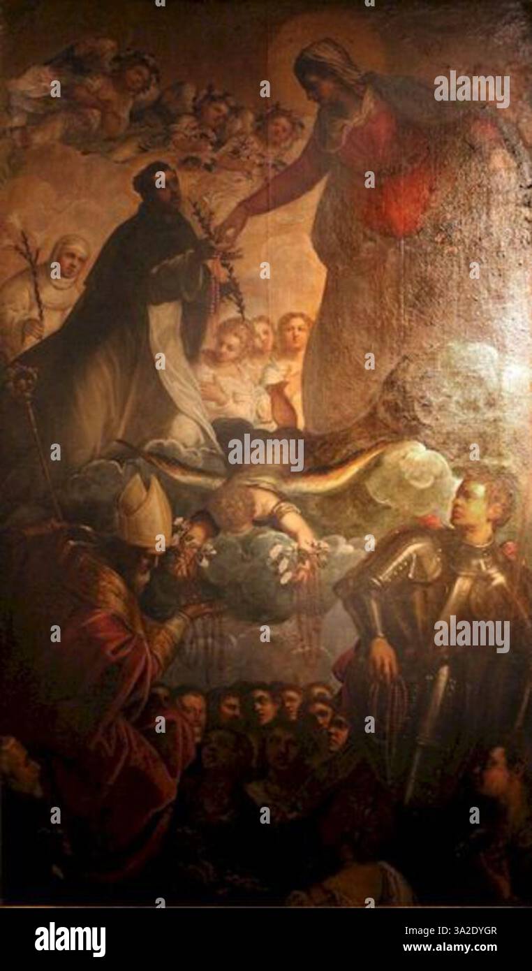 Tintoretto’s 'The Virgin in Glory' presents the Virgin Mary receiving ...