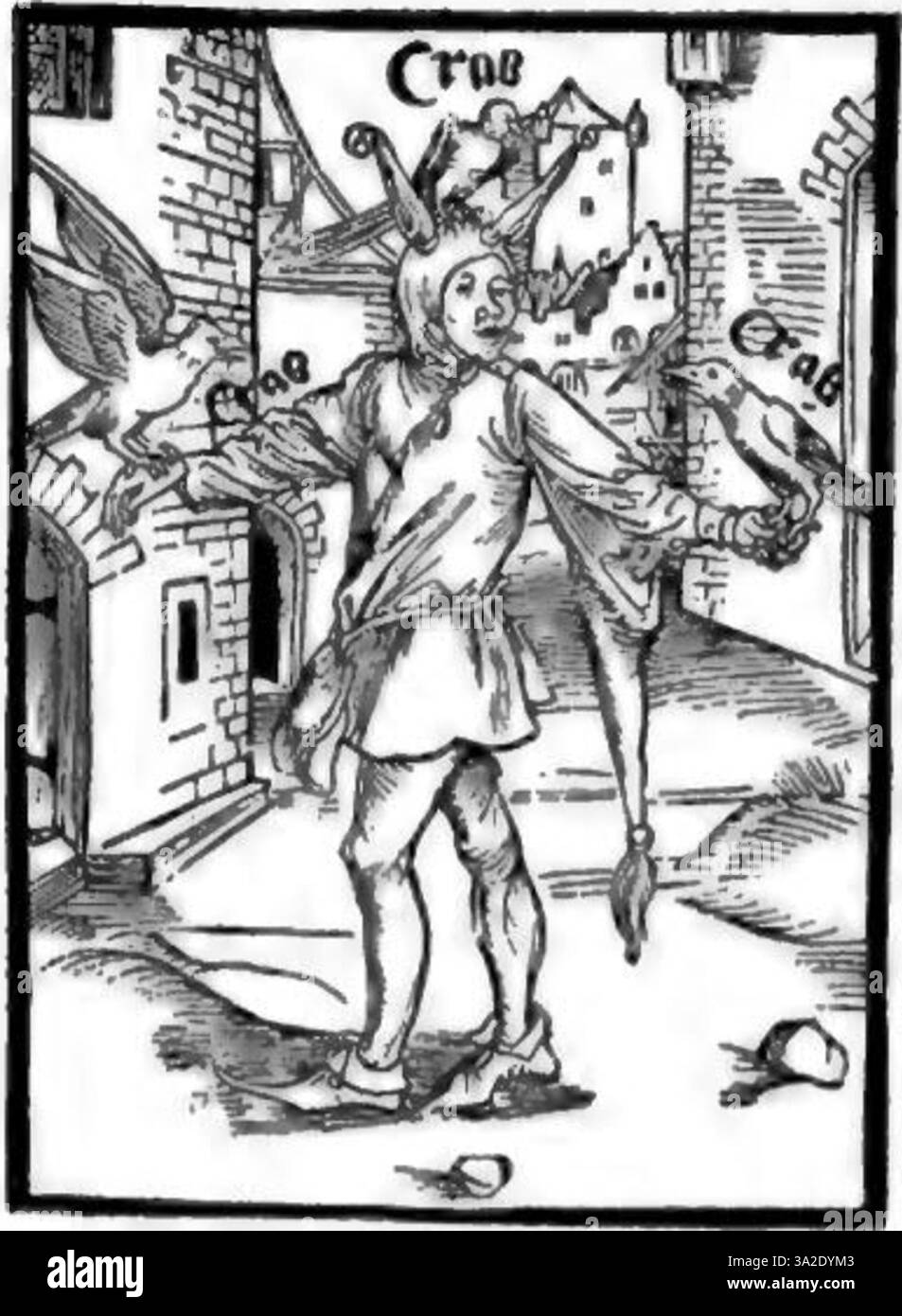 In this engraving, Dürer’s technique of using fine lines and detailed ...