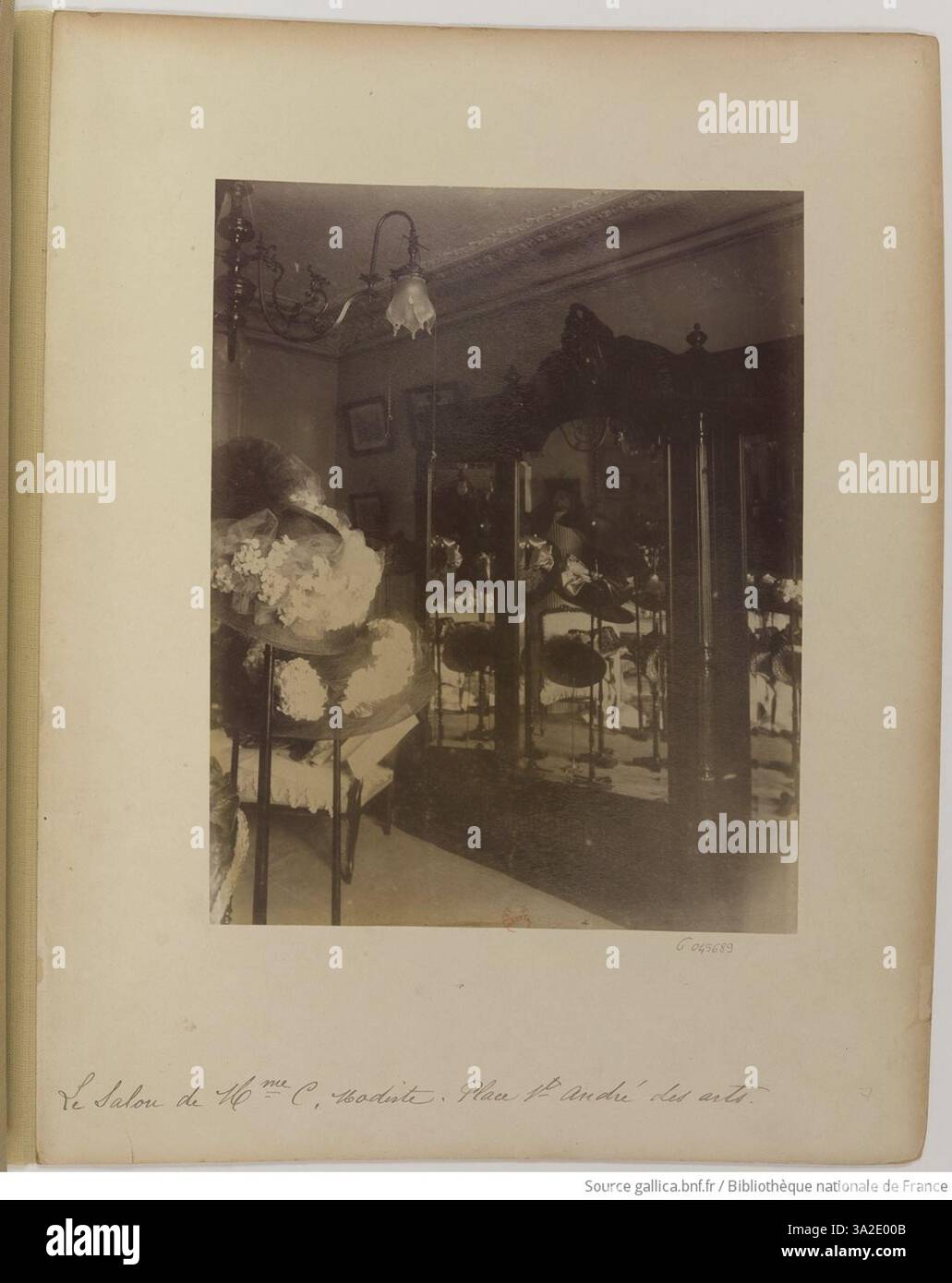 Eugène Atget’s photograph captures the Salon of Madame C. Modiste in ...
